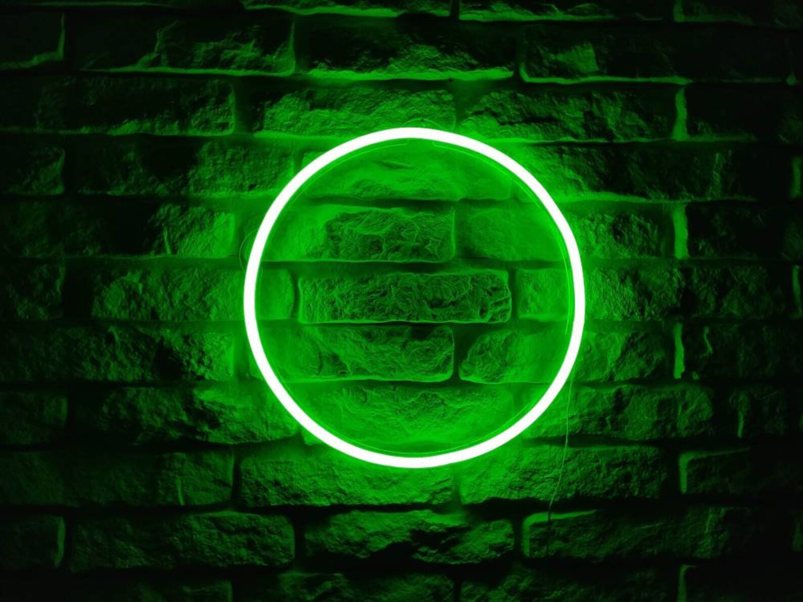 ZEN Circle Neon Led Neon Light Ring Cyberpunk Decor - Etsy
