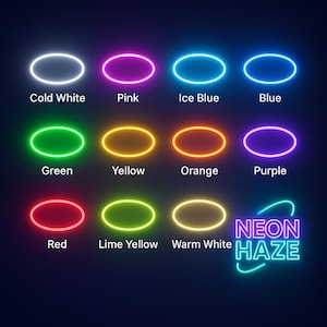 Enso Circle Neon Sign: Japanese Zen LED Wall Decor - Etsy