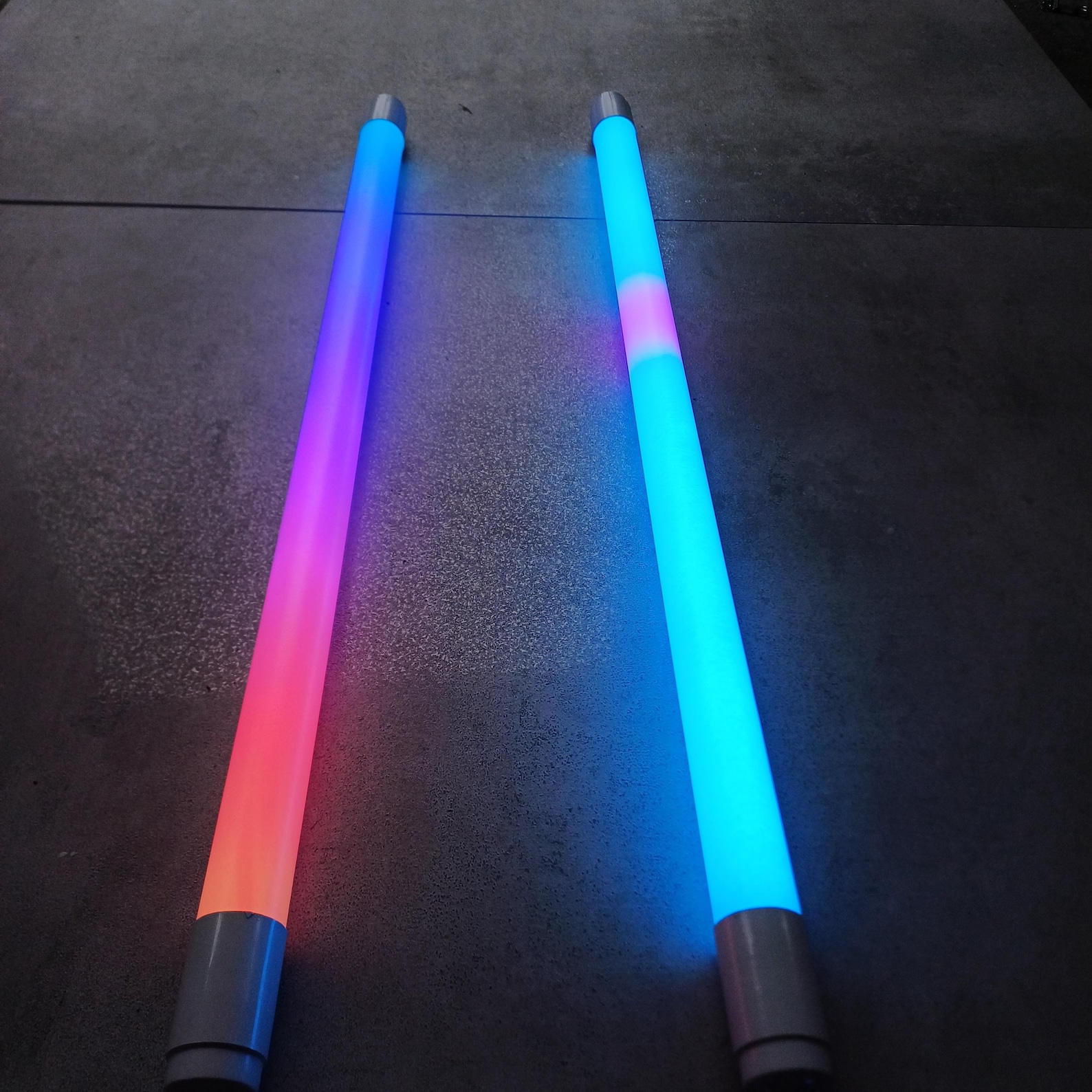 Digital Pixel Glow Tubes, Rainbow Colors - Etsy UK