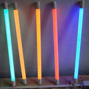Digital Pixel Glow Tubes Rainbow Colors - Etsy