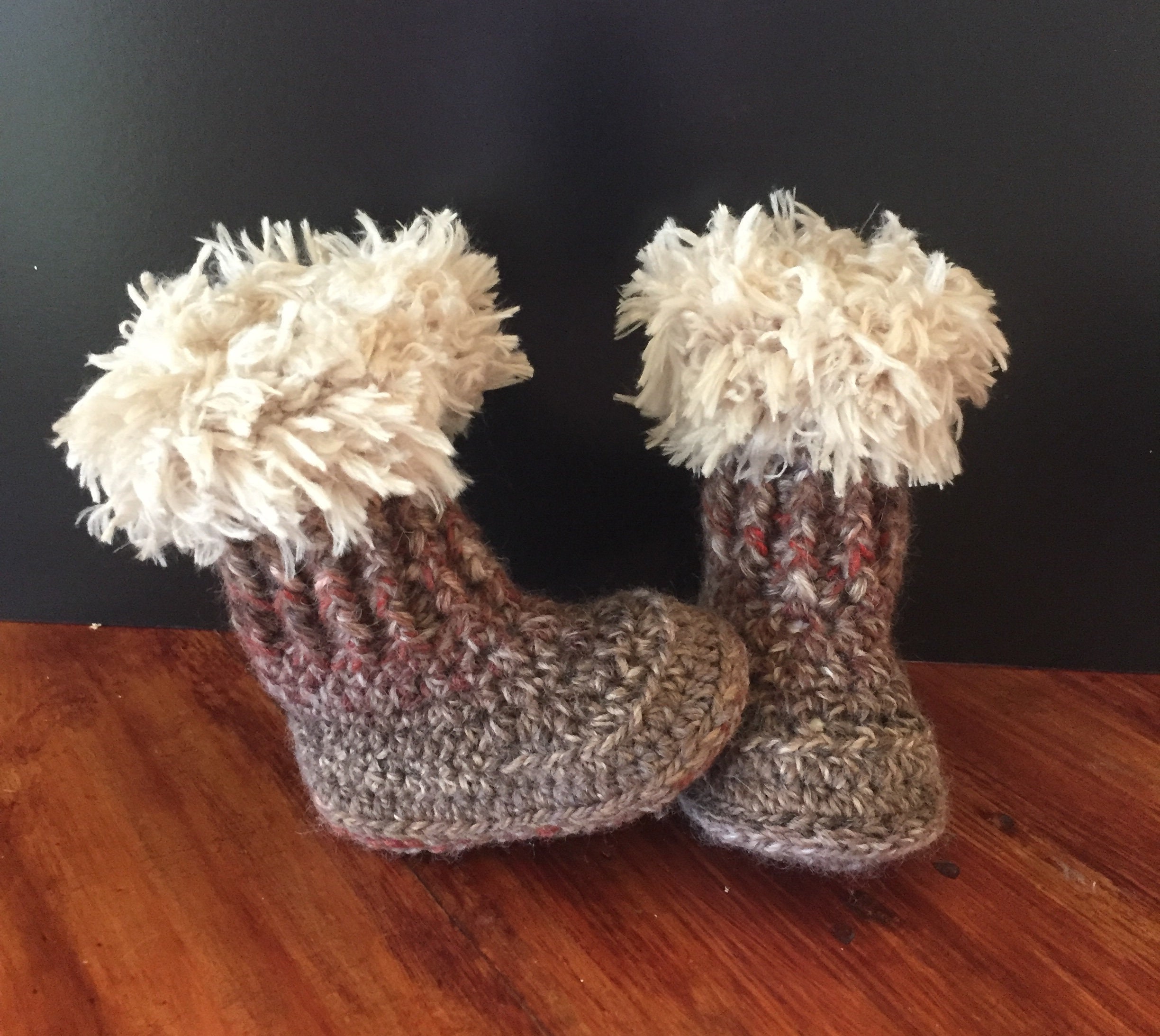 Crochet Ugg Style Booty Pattern Instant Download PDF | Etsy
