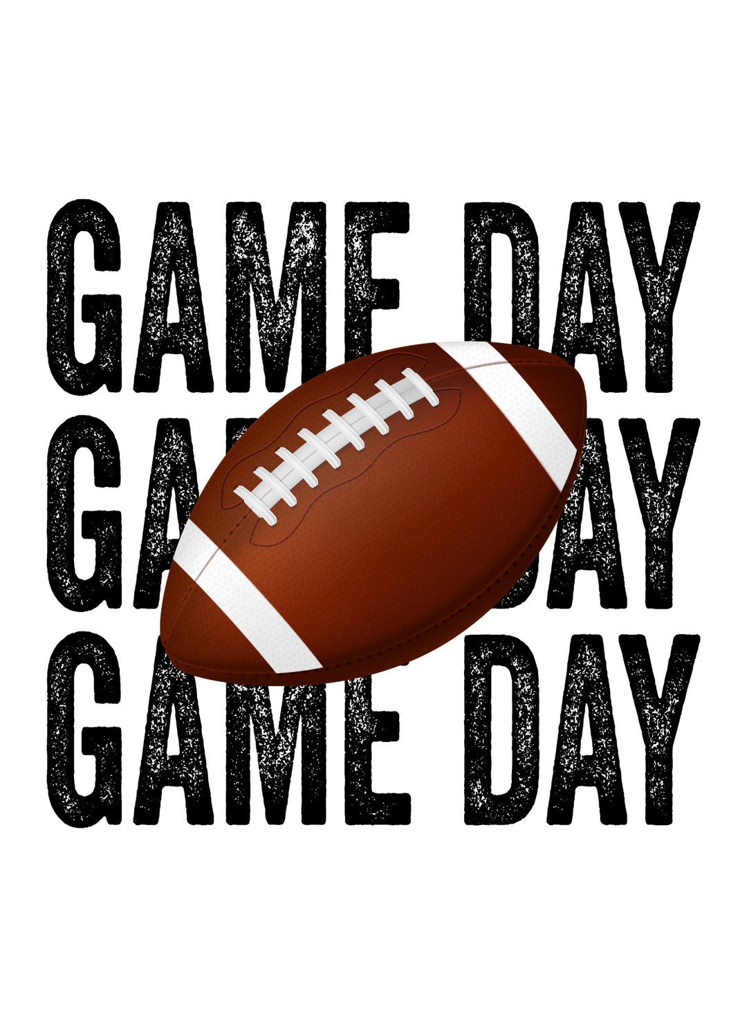 Game Day Football Destressed - Etsy