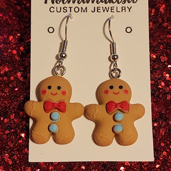 Gingerbread Earrings - Etsy