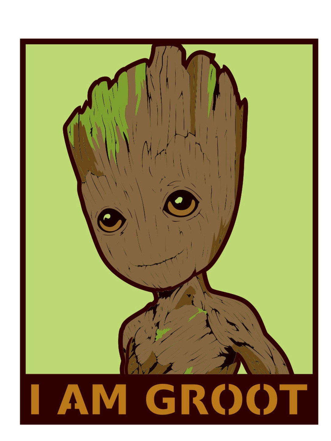 Baby Groot - Layered Design to Cut - Digital File for Craft and Decor ...