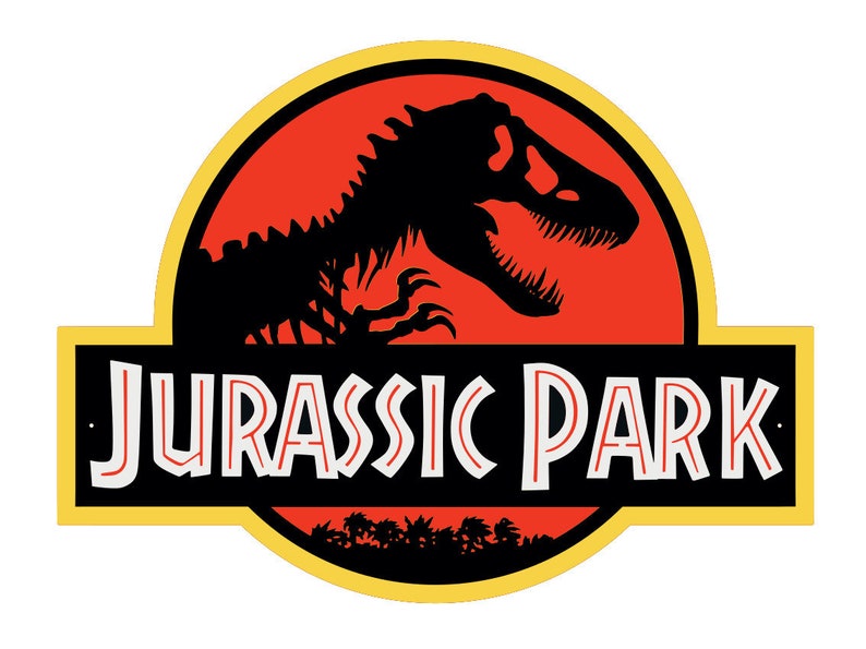 Jurassic Park - Layered Design to Cut - Digital File for Craft and ...