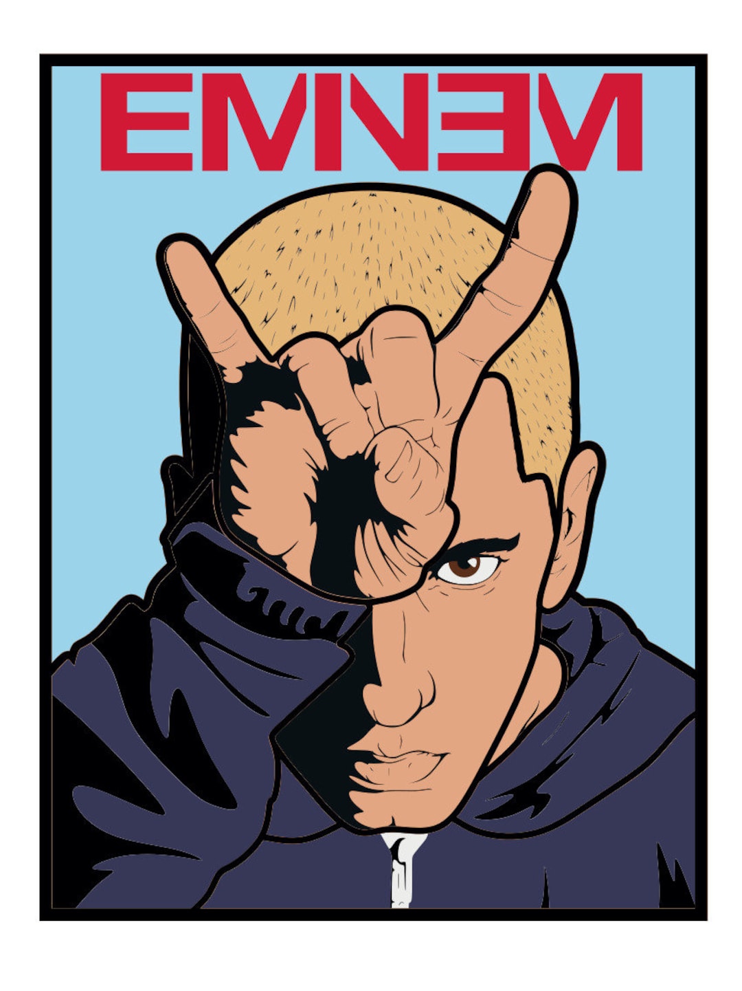 Eminem Layered Design for Cutting Digital File for Craft and Decorating ...