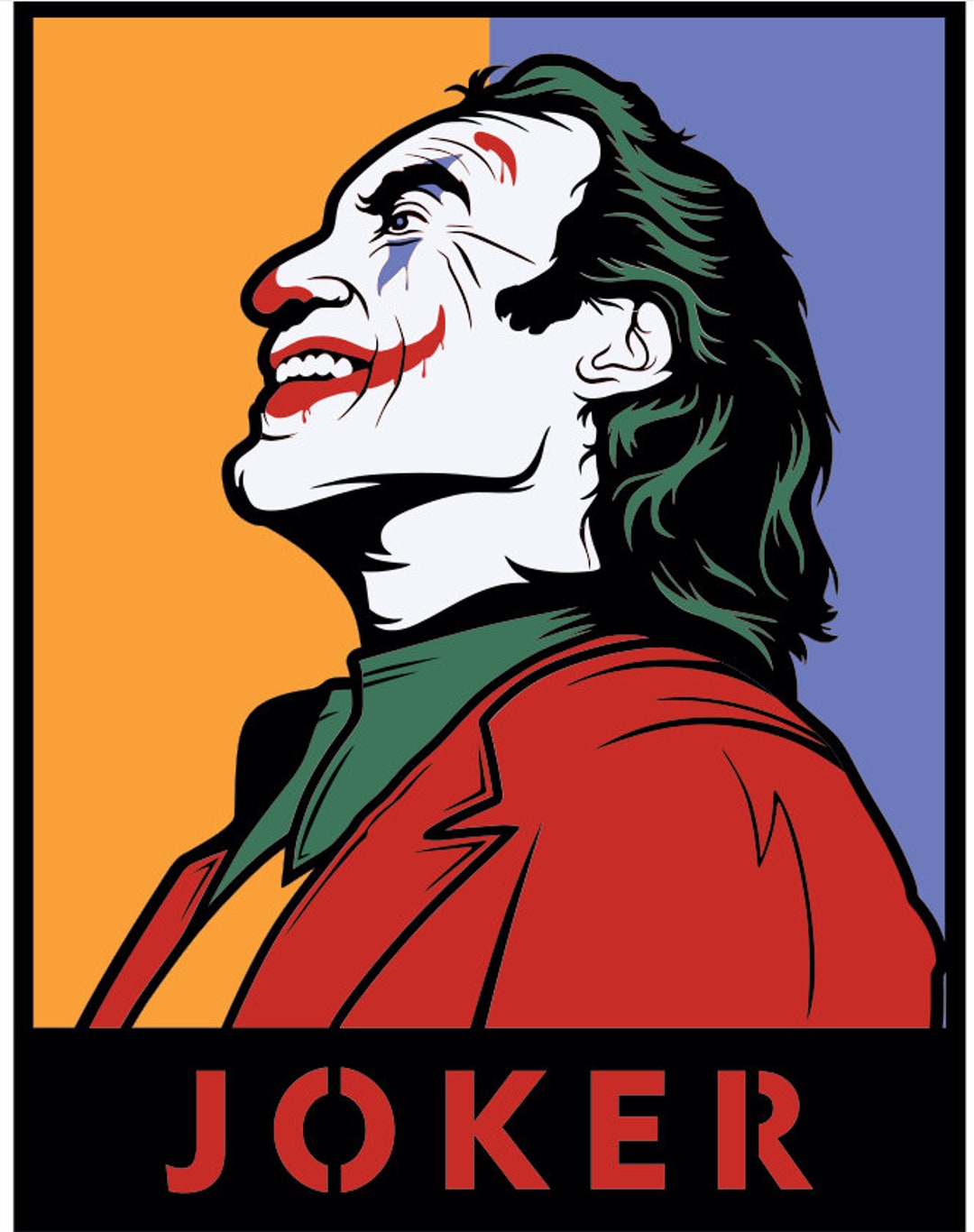 Joker Layered Design to Cut Digital File for Craft and Decor Projects ...