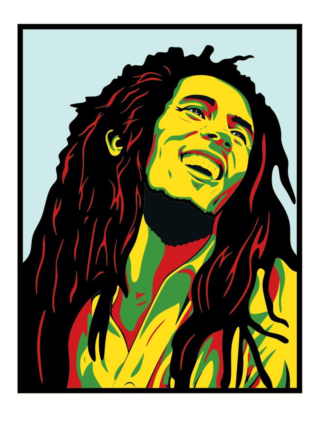 Bob Marley - Layered Design for Cutting - Digital File for Craft and ...