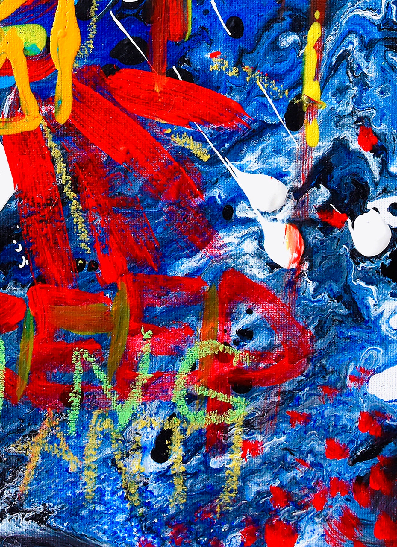 KING CREEP Abstract Wall Art Poster Original Dark Wall Art | Etsy