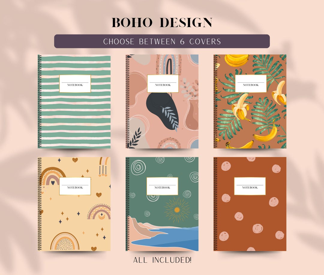 Digital Boho Student Notebook for Goodnotes & Notability | 300+ Pages ...