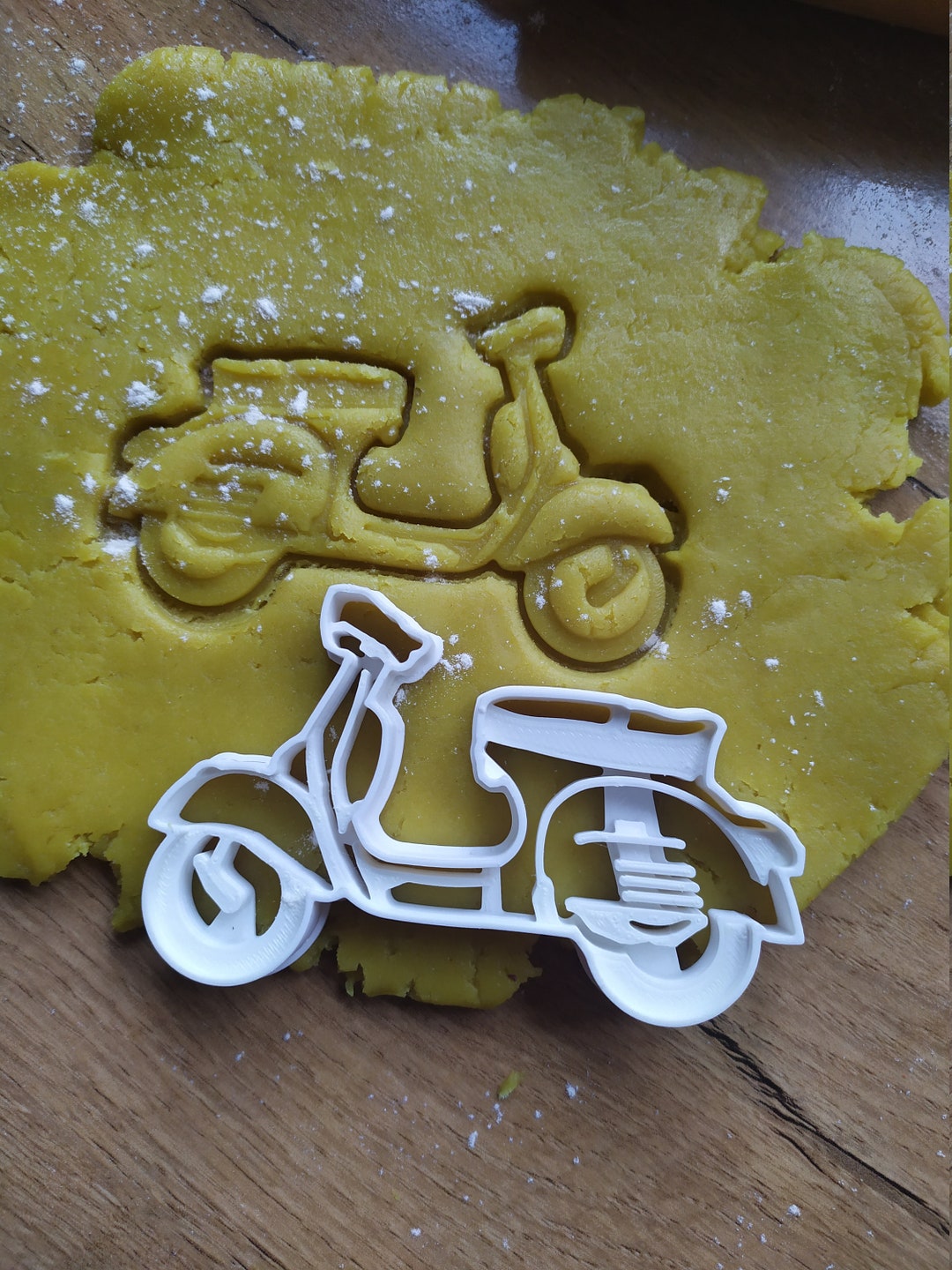 Similar to Vespa Roller Scooter Cookie Cutter Shape Cookie - Etsy