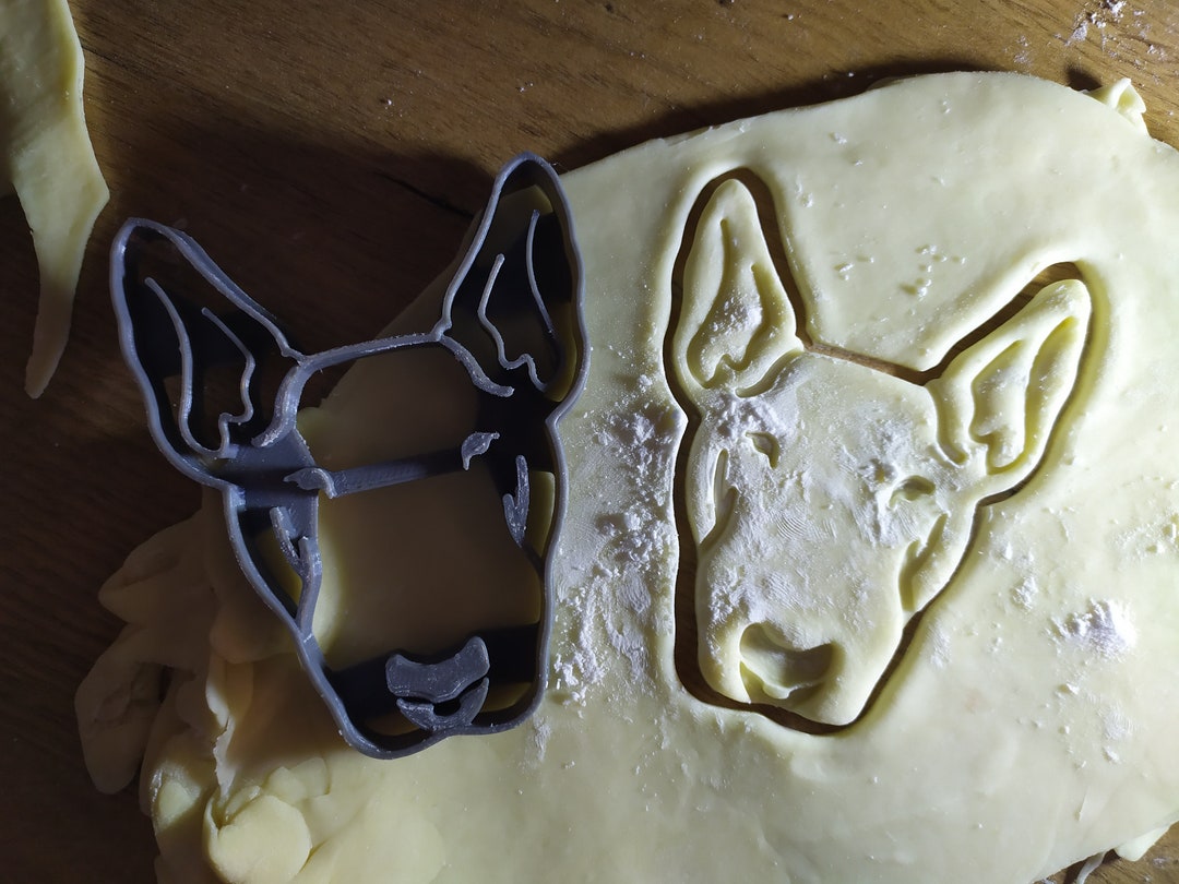 XXL Bull Terrier Head Cookie Cutter Shape Cutter Cookie Cutter Salt ...