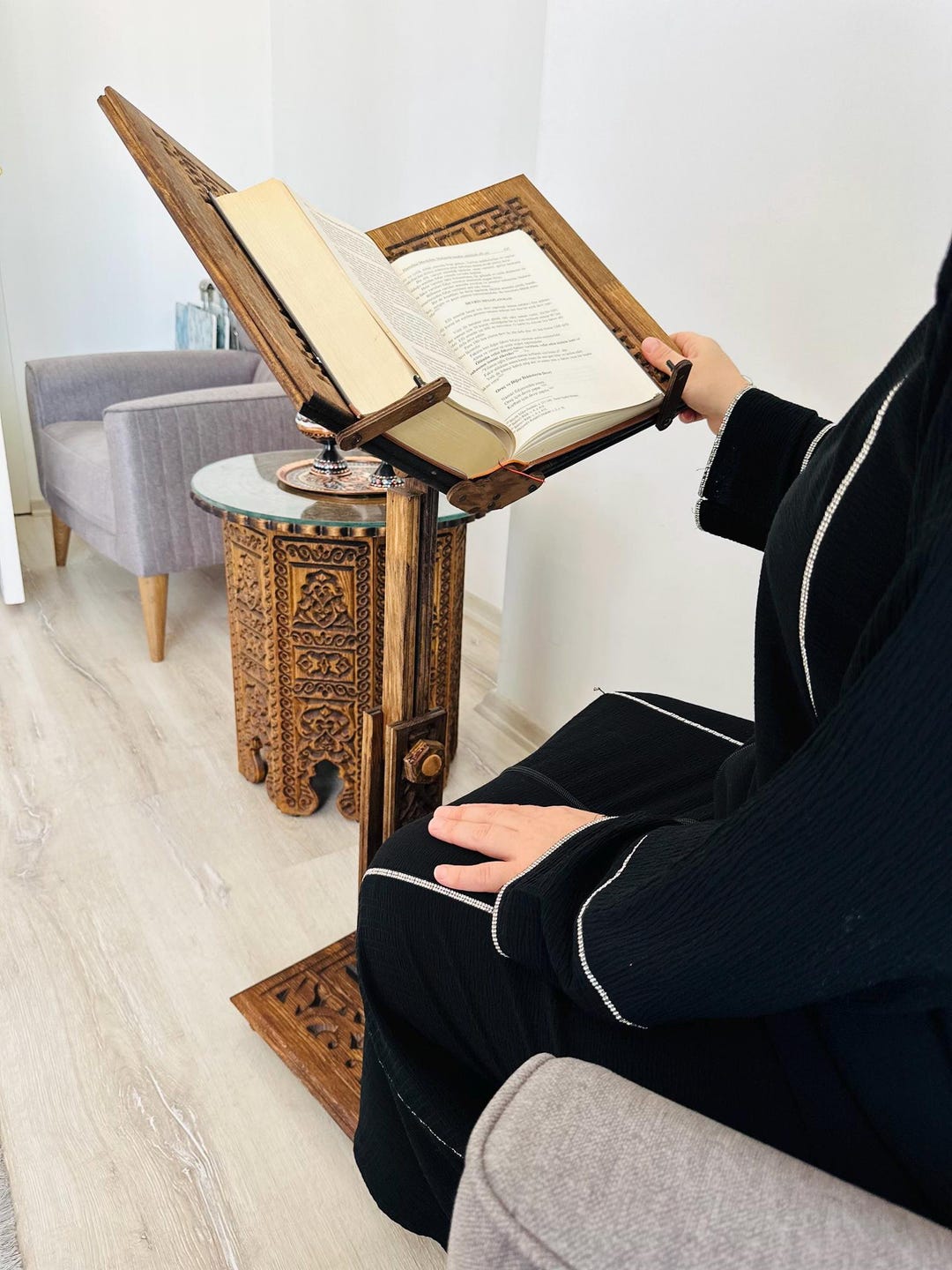 Quran Stand Personalized Large Height Adjustable Reading Stand, Quran ...