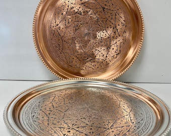 Large Copper Tray - Etsy