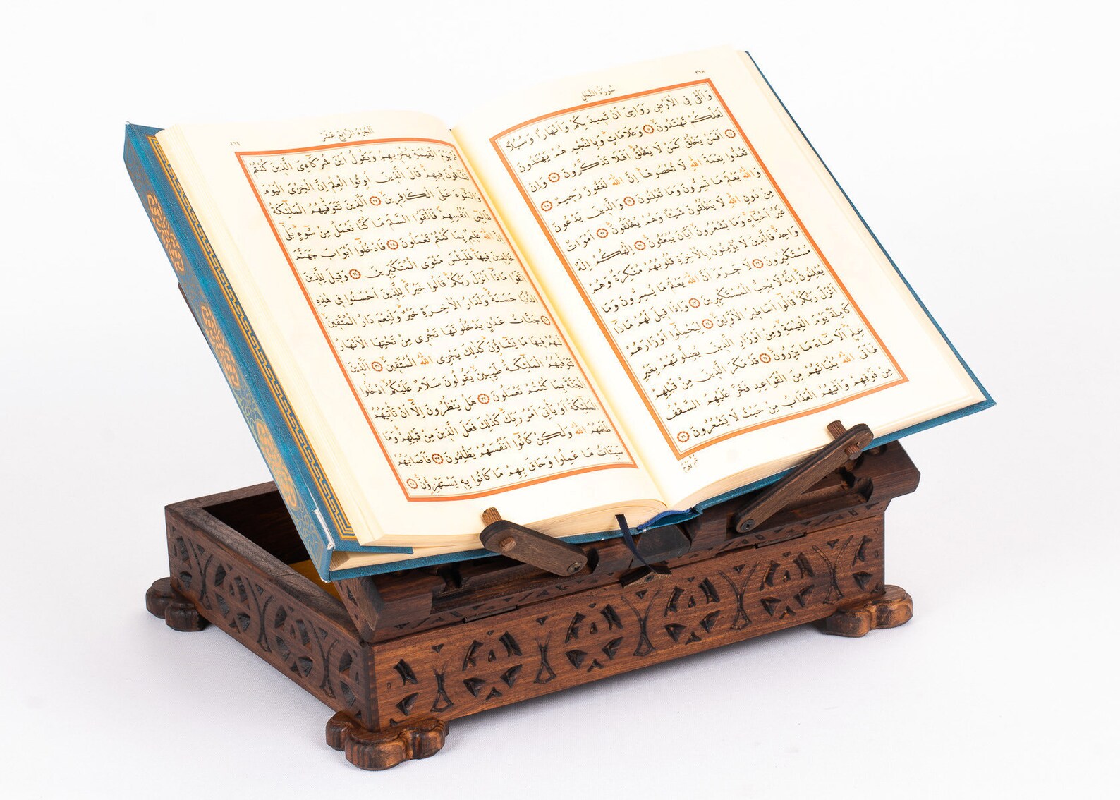 Wooden Quran Holderbible Bookshelfgreen Quran Storage - Etsy