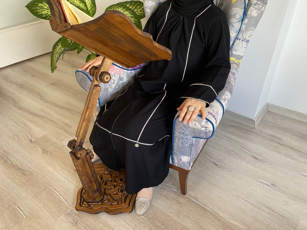 Height Adjustable Quran Stand,quran Holder, Wooden Bible-bookcase ...
