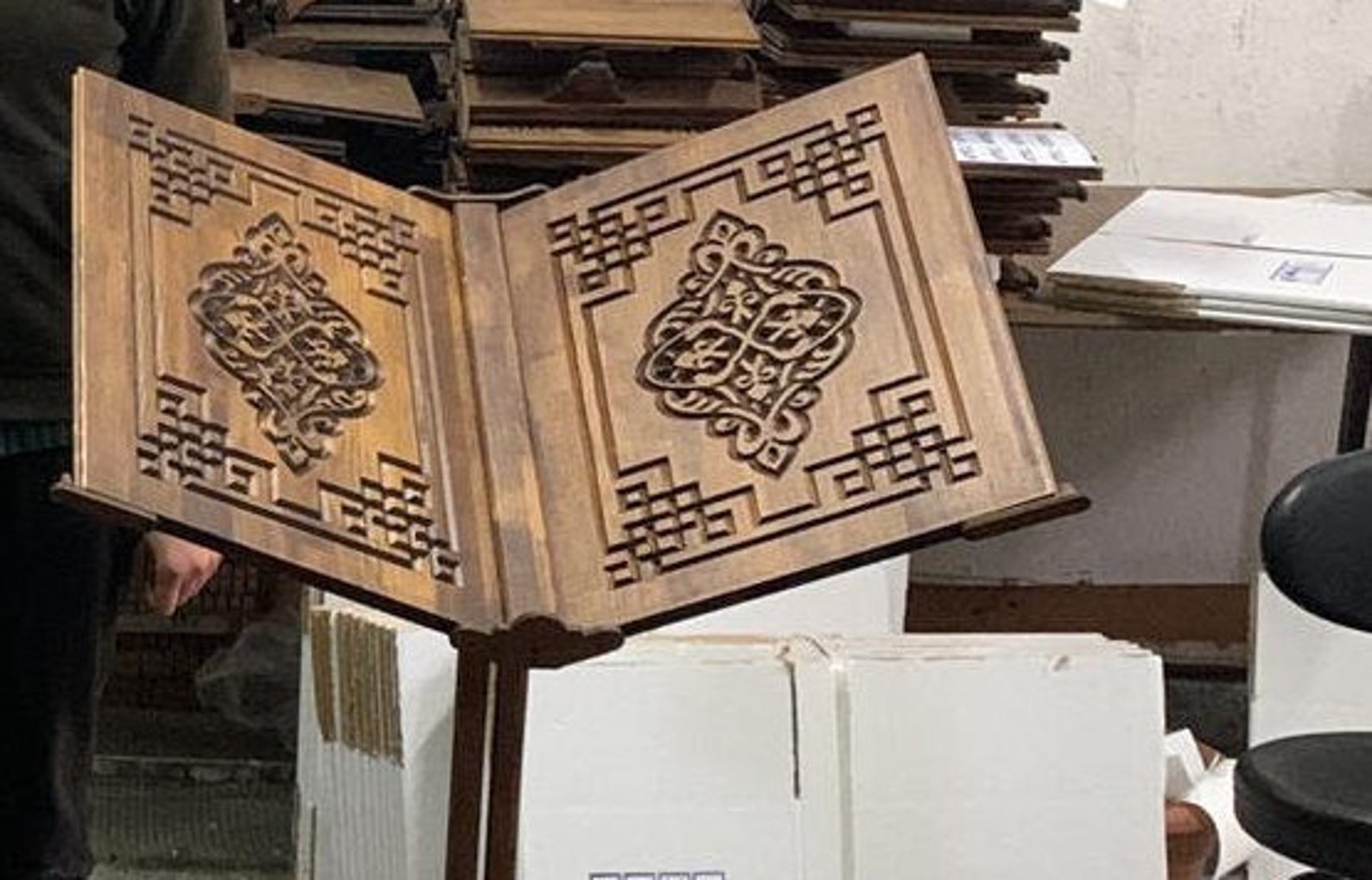 Extra Large Adjustable Wooden Quran Table Large - Etsy