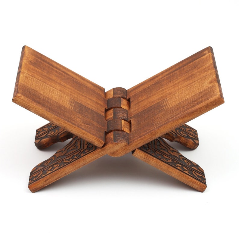Handmade Wooden Folding Quran-bible Standbookshelf With - Etsy