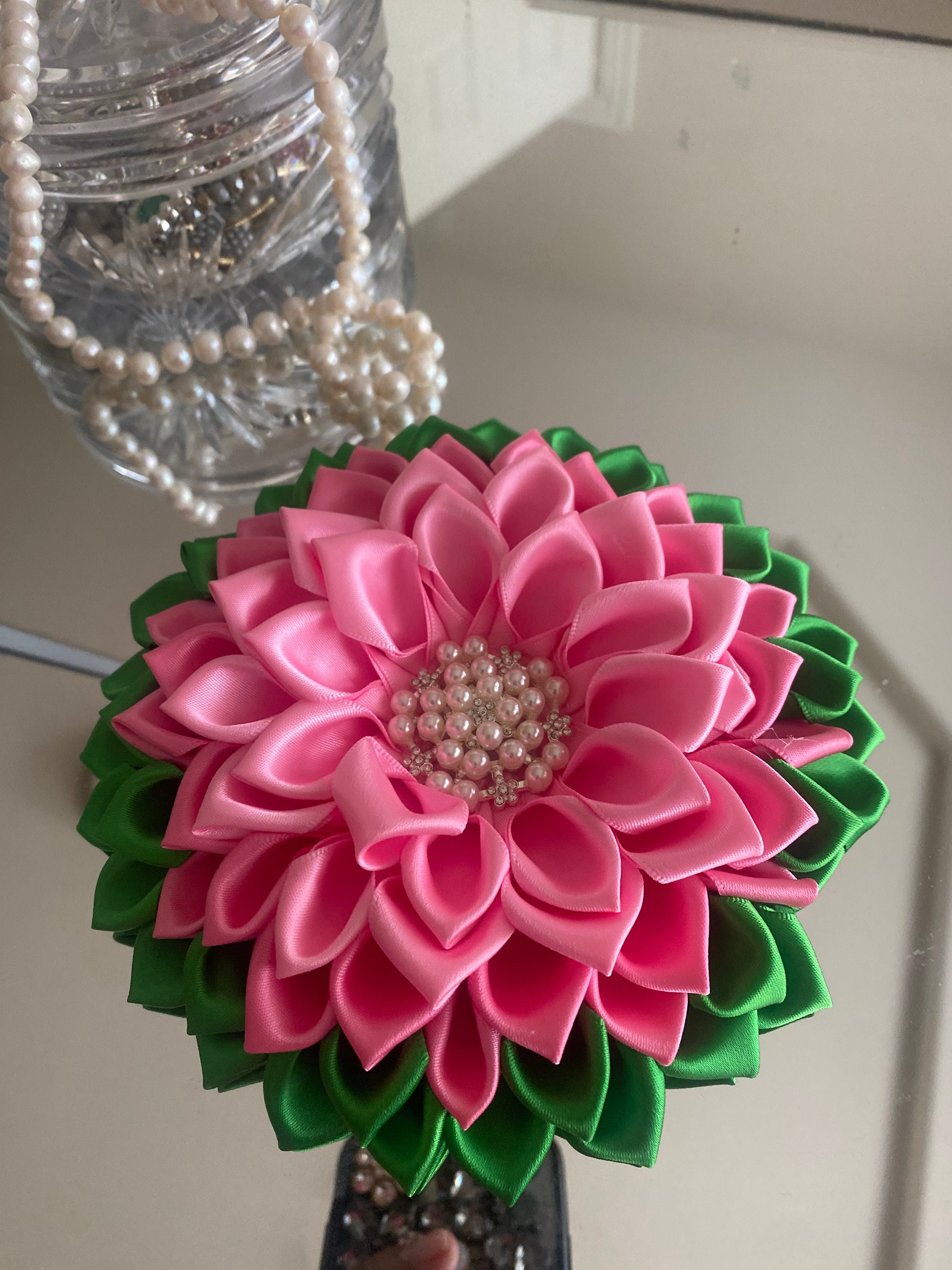 Gradient Pink and Green Brooch Pin - Etsy