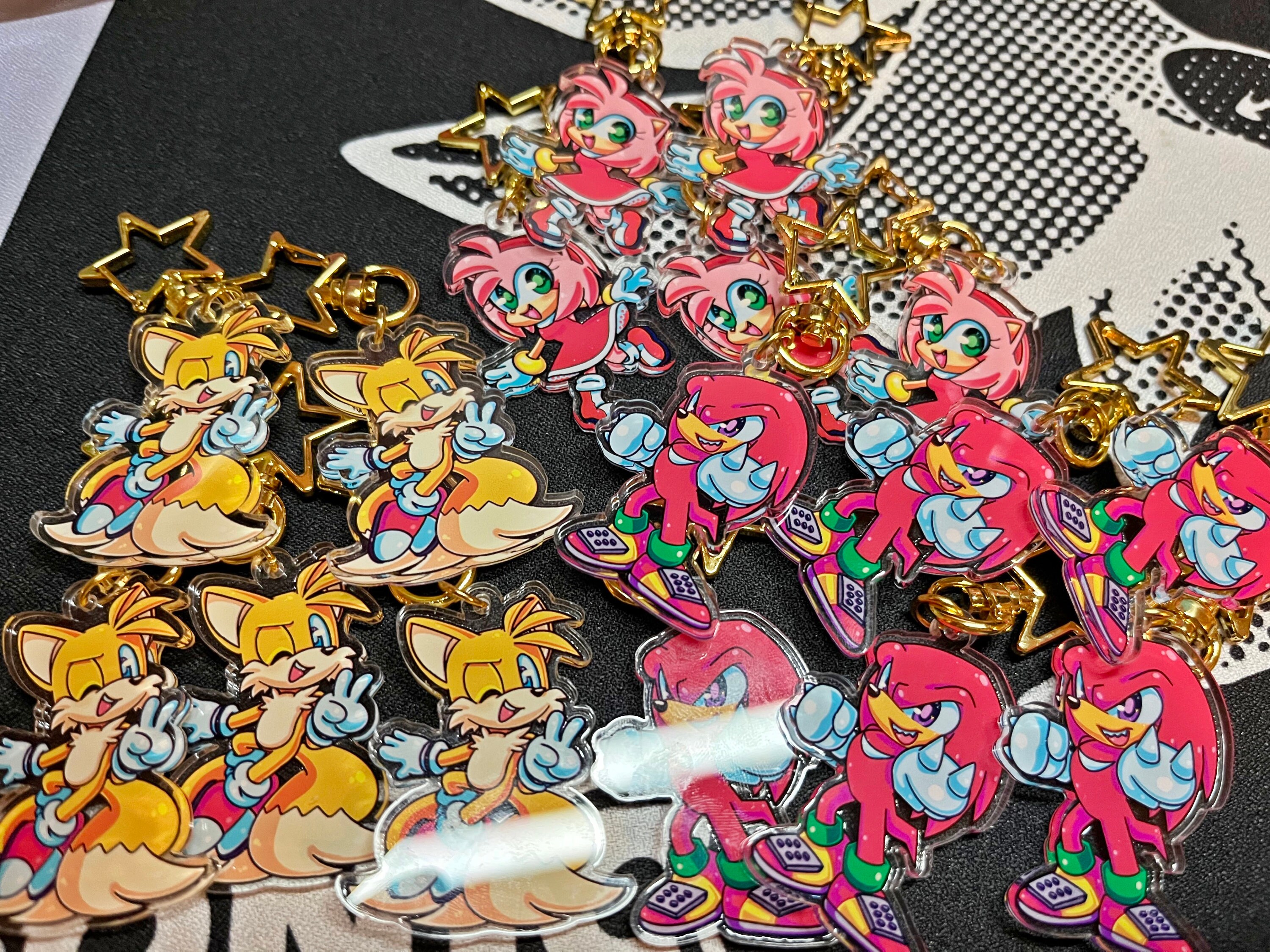 TAILS AMY KNUCKLES Keychains - Etsy