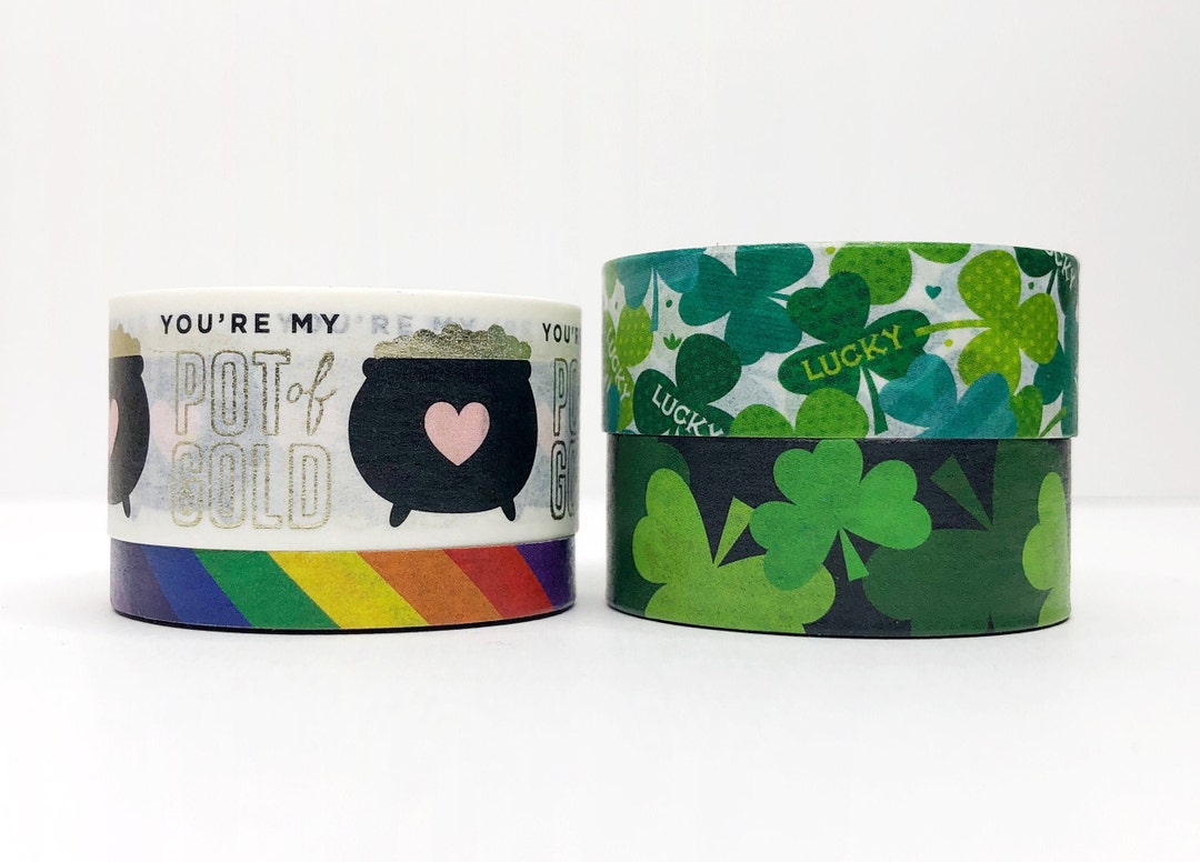 St Patrick's Day Washi Tape Samples - Shamrocks, Pot of Gold and ...