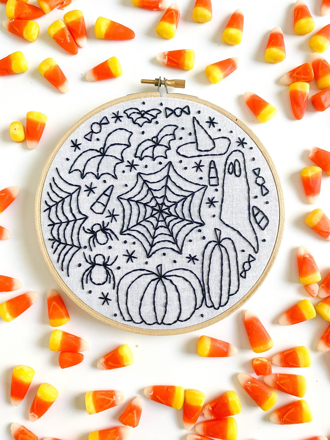 Spooky Halloween Embroidery Pattern Pack - Etsy