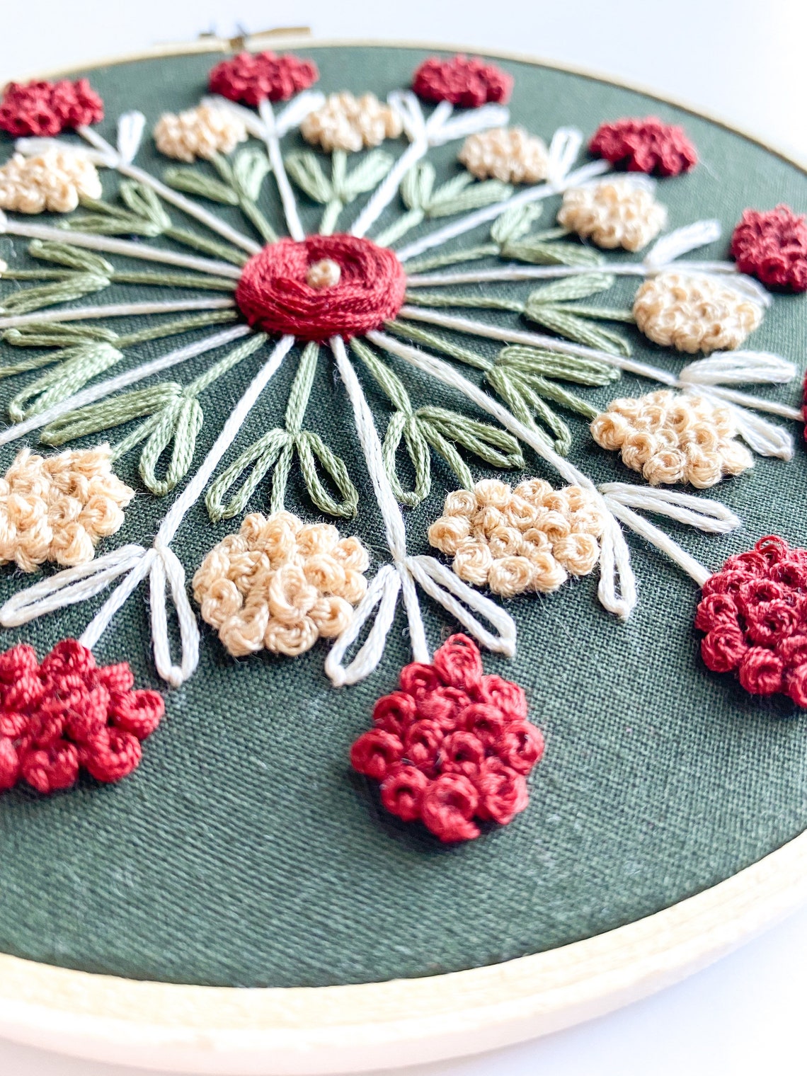 Holly Berry Snowflake Pattern | Etsy