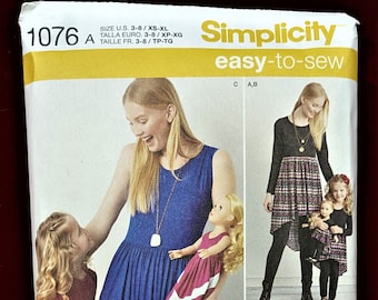Simplicity Re-issued "1950s Vintage" Toddlers' and Child's Charming Full Skirted Dress Pattern ...
