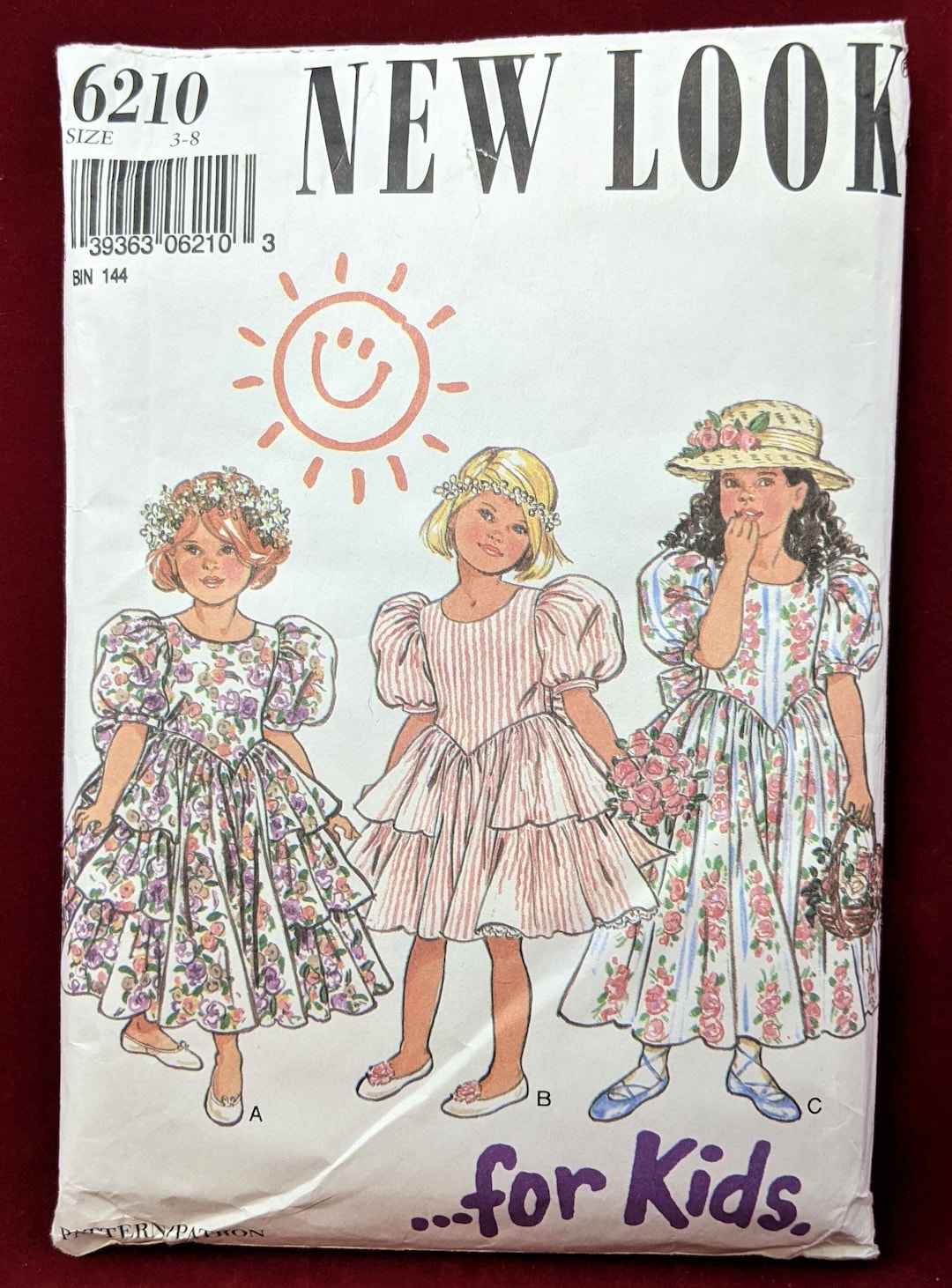 Vintage New Look for Kids "dresses" 3 Styles 6 Sizes ( 3 - 8) in ...