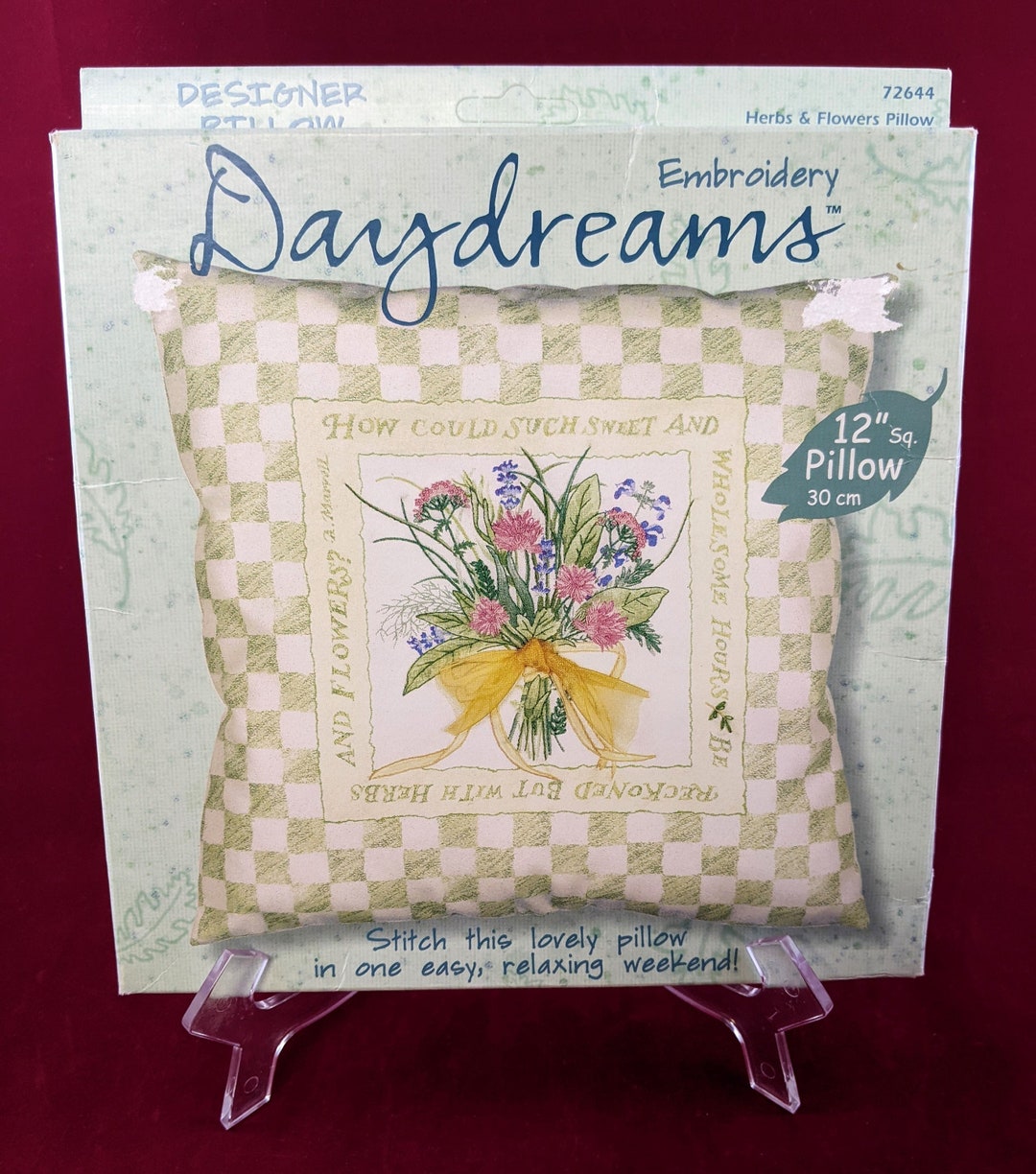 Vintage Dimensions Daydreams 72644 "herbs & Flowers" 12" Embroidery ...