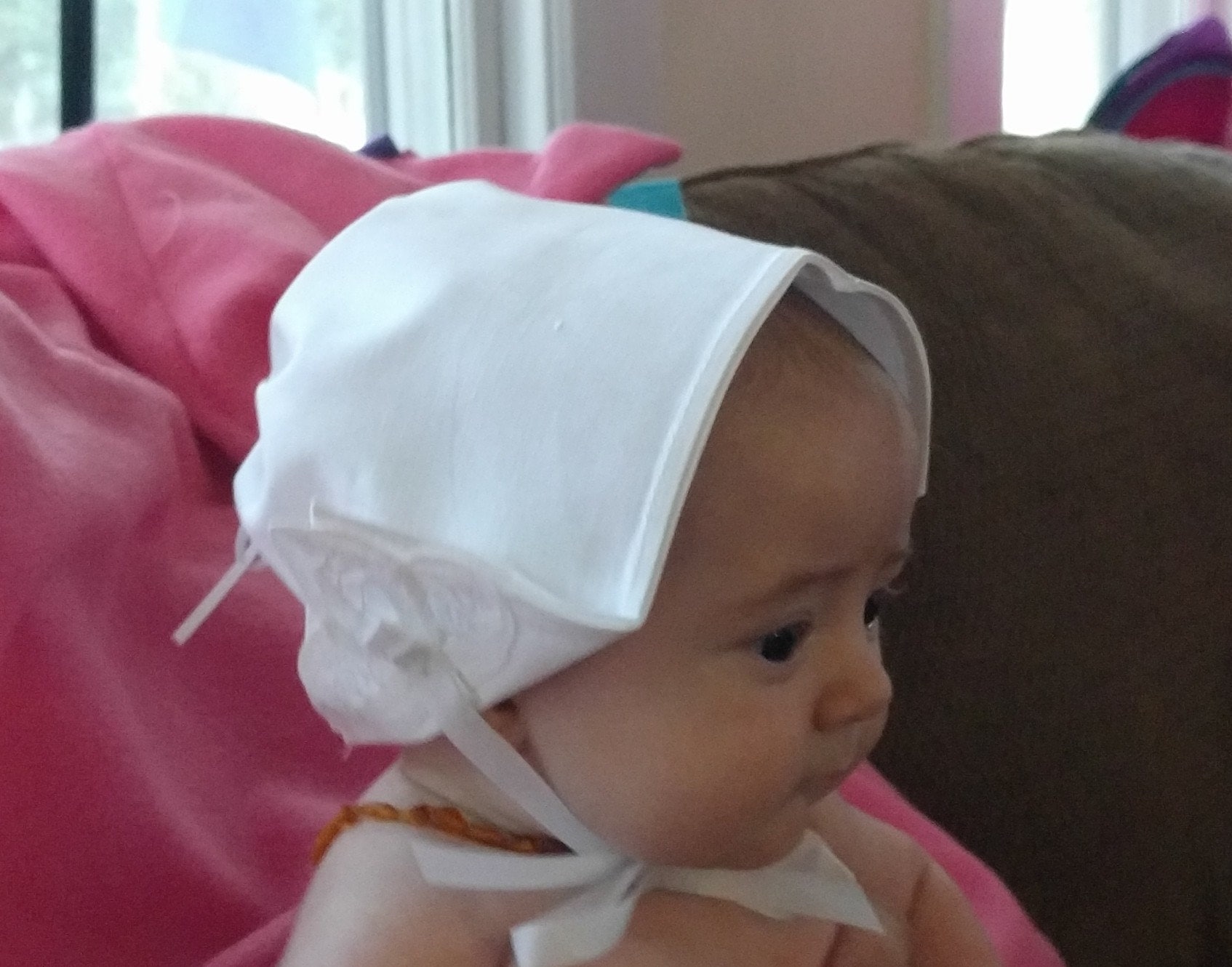 Heirloom Handkerchief Baby Bonnet (christening/presentation) - Etsy