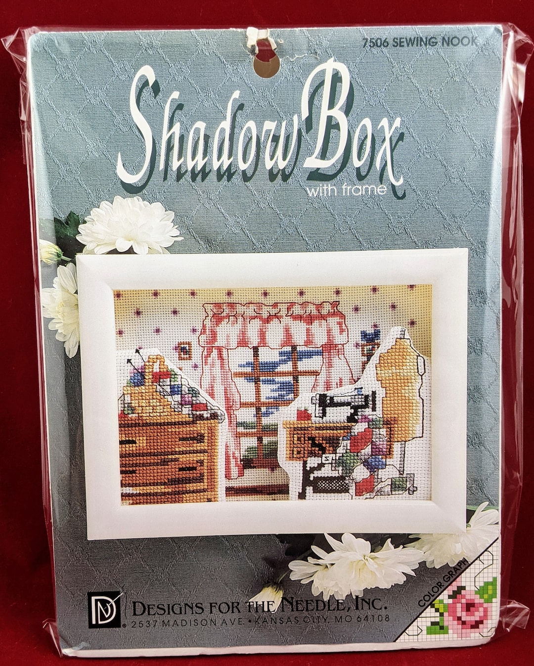 Vintage Designs for the Needle Shadow Box With Frame Dimensional ...