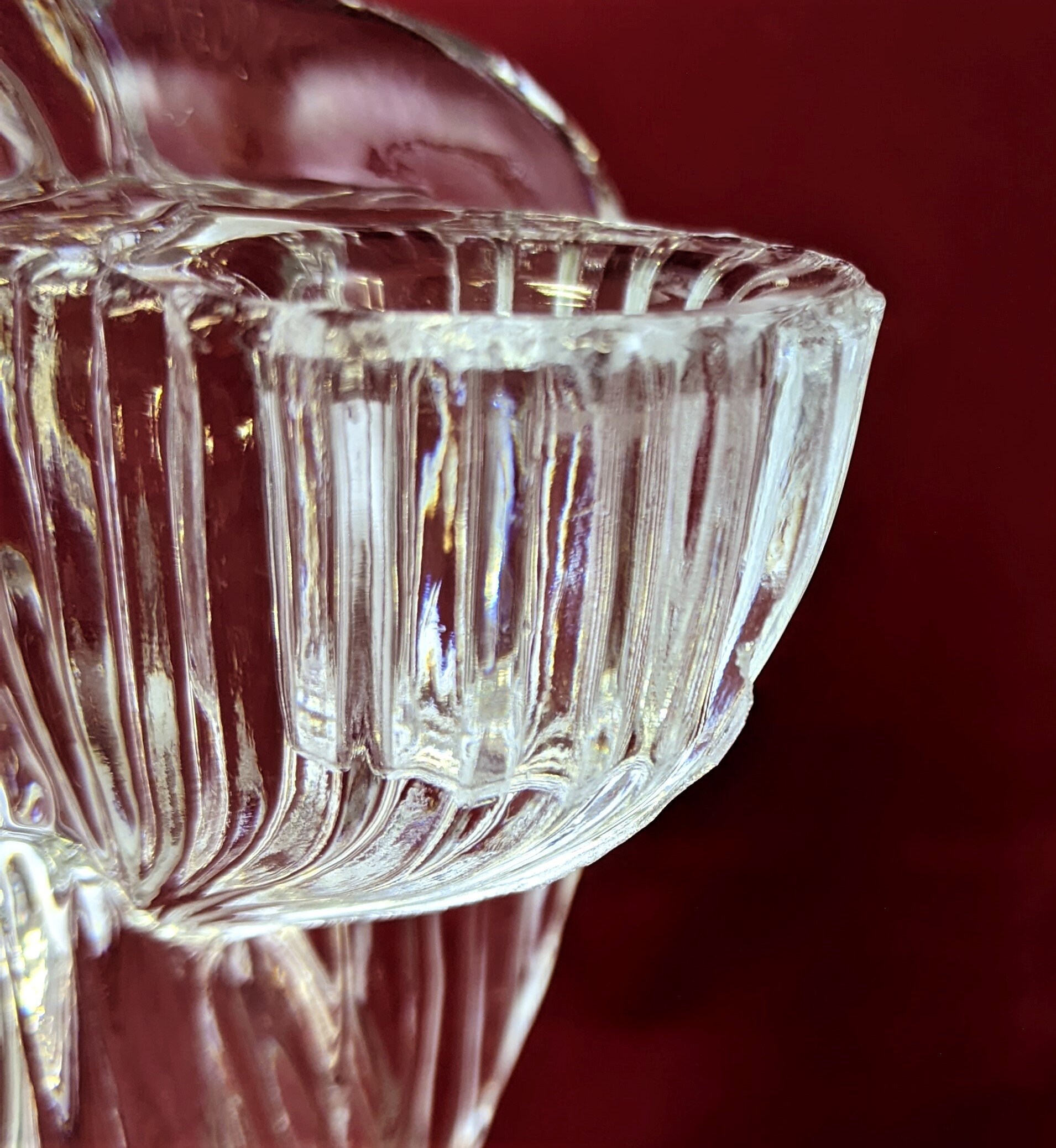 Vintage St George Crystal Pattern "praying Angels" Set of 2 Candlestick ...