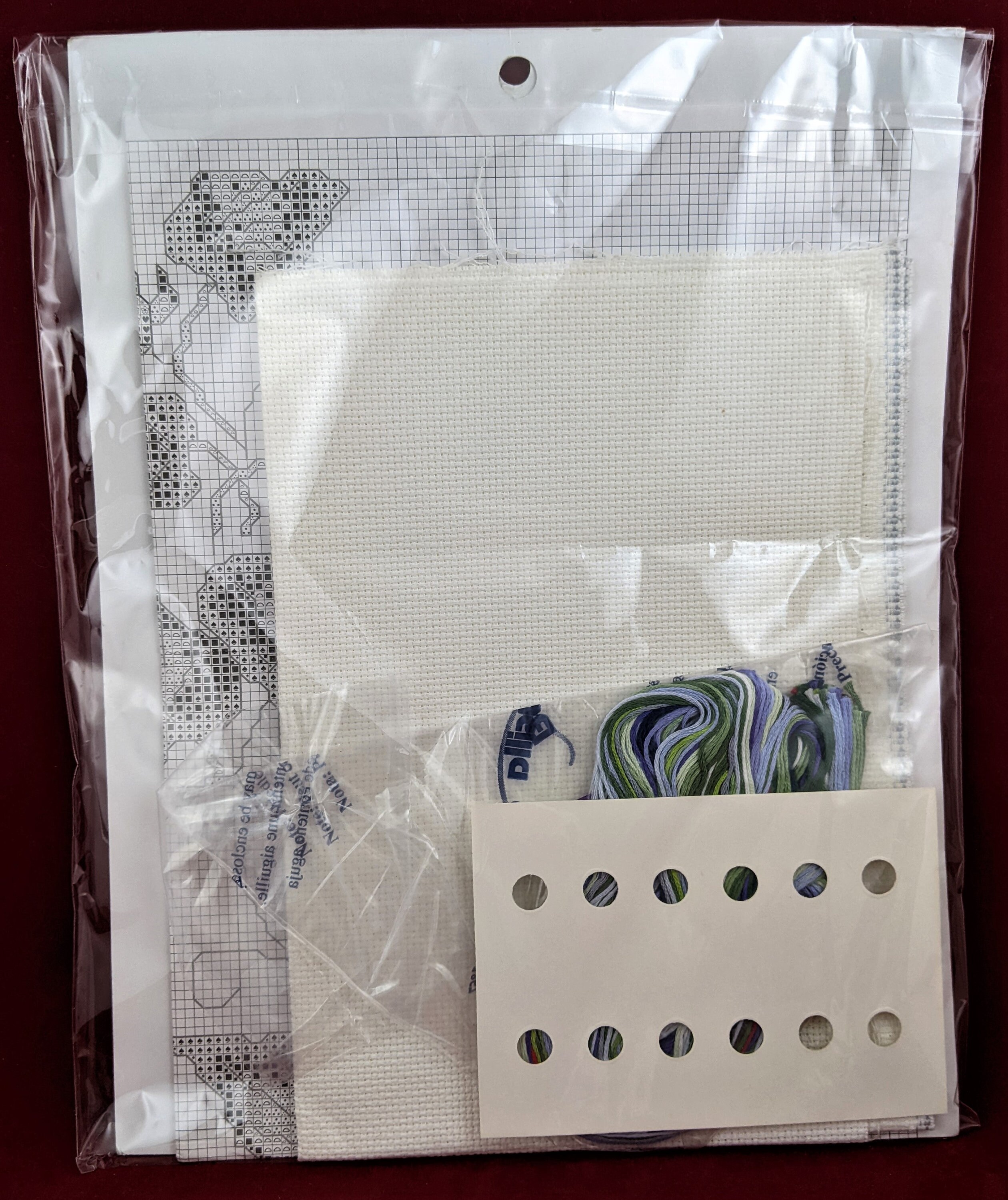 Vintage Plaid Bucilla morning Glories Counted Cross Stitch Kit 42758 ...