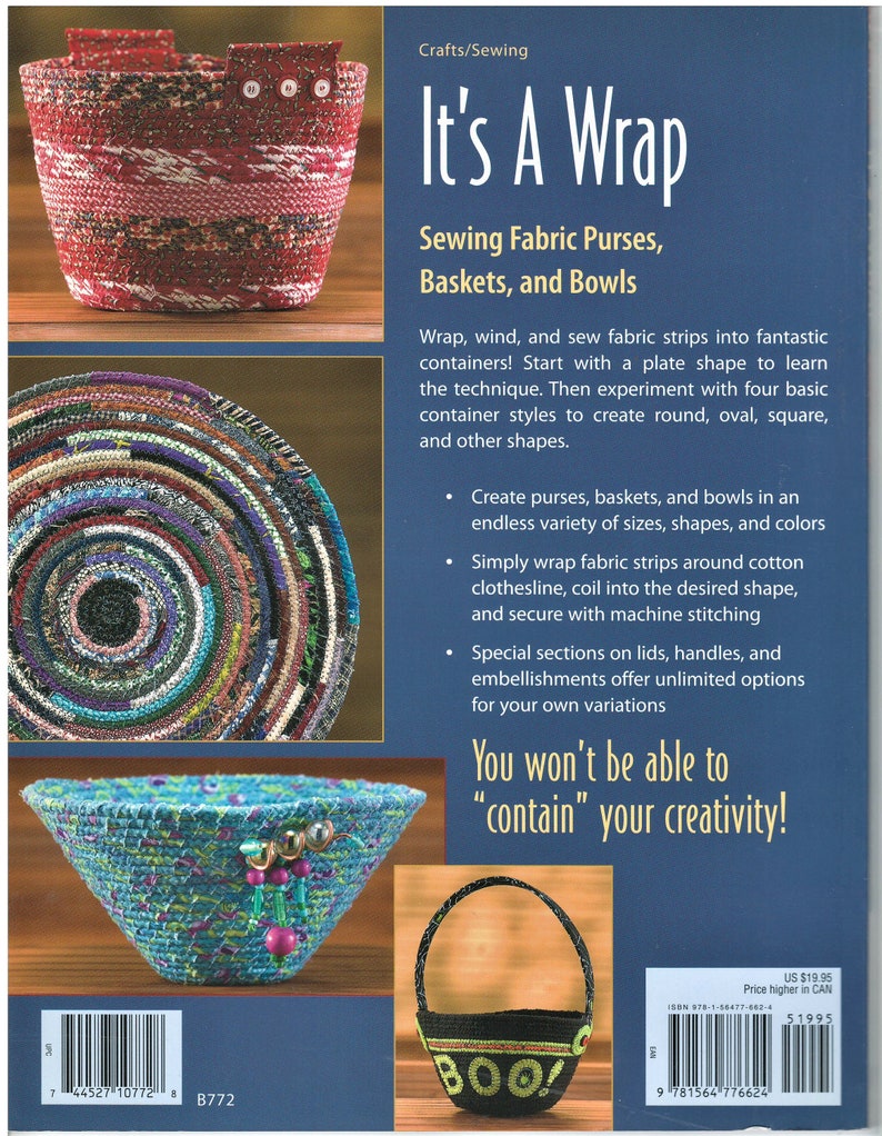 NEW That Patchwork Place it's A Wrap by Susan Breier Fabric Purses, Baskets, Bowls Wrapping ...