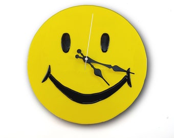 Smiley Face Clock | Etsy