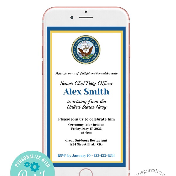 Navy Retirement - Etsy
