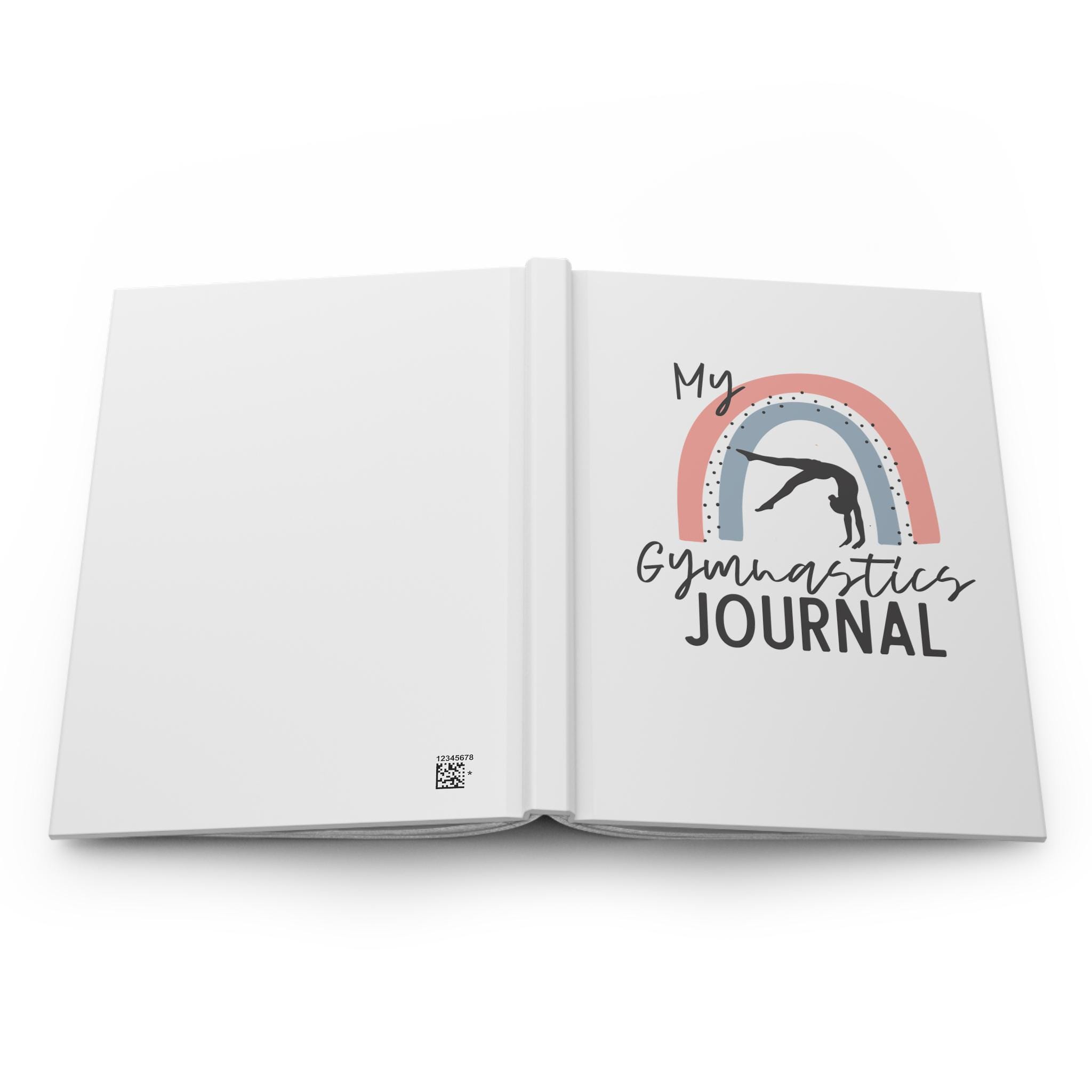 My Gymnastics Journal | Boho Rainbow Style Hardcover Journal | Gift for ...