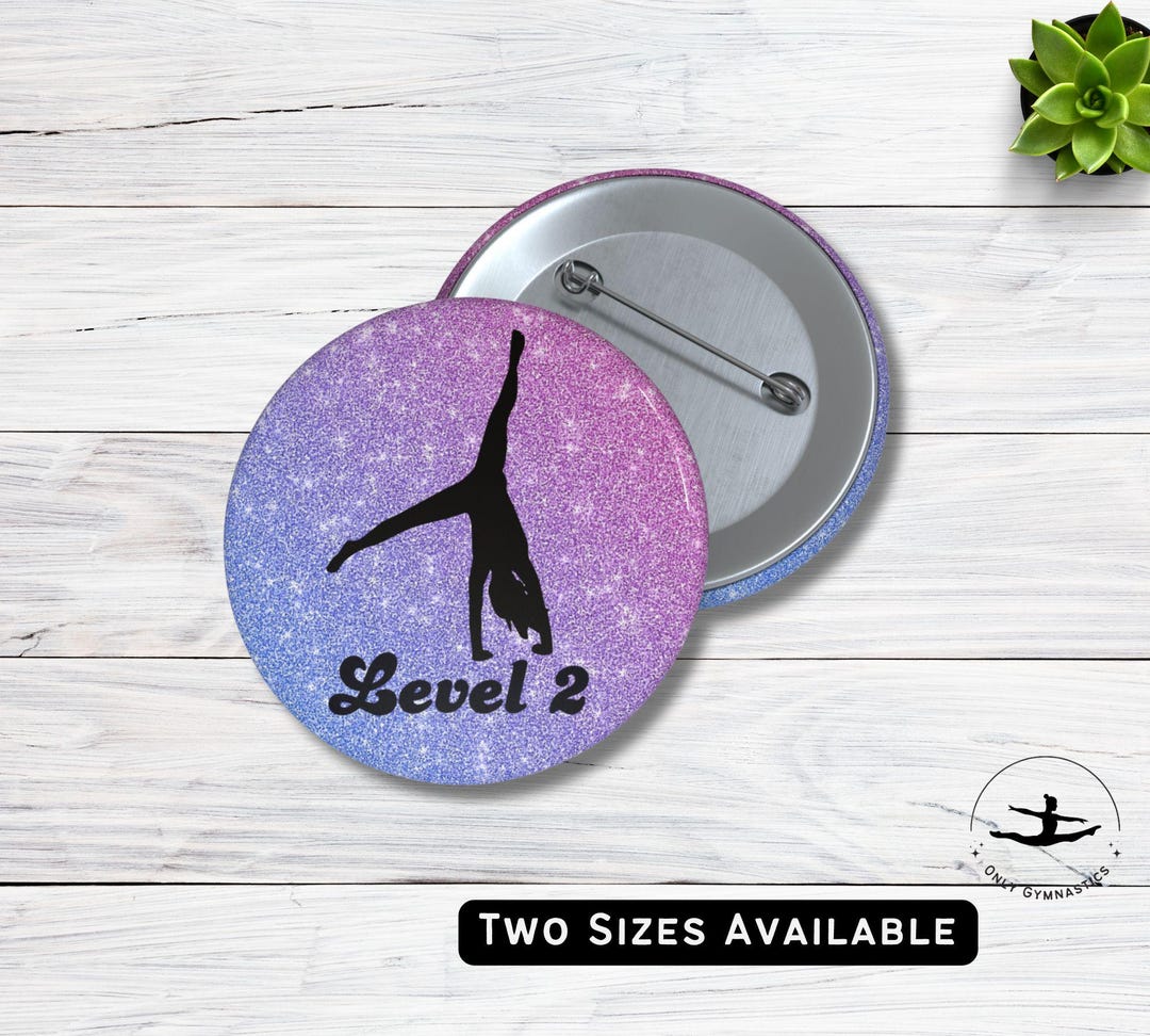 Level 2 Gymnastics Pin | Perfect Gymnast Team Gift Idea | Gymnast ...
