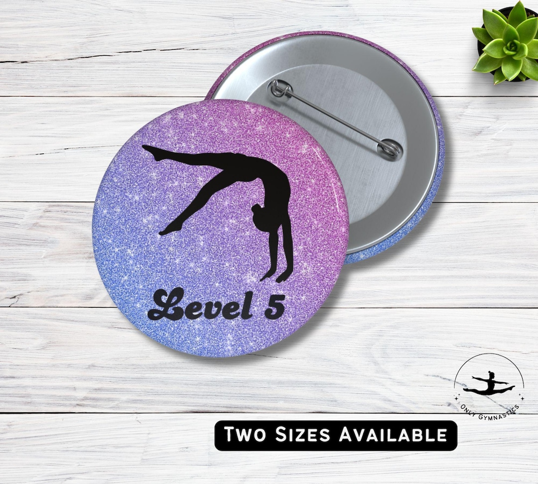 Level 5 Gymnastics Pin | Perfect Gymnast Team Gift Idea | Gymnast ...