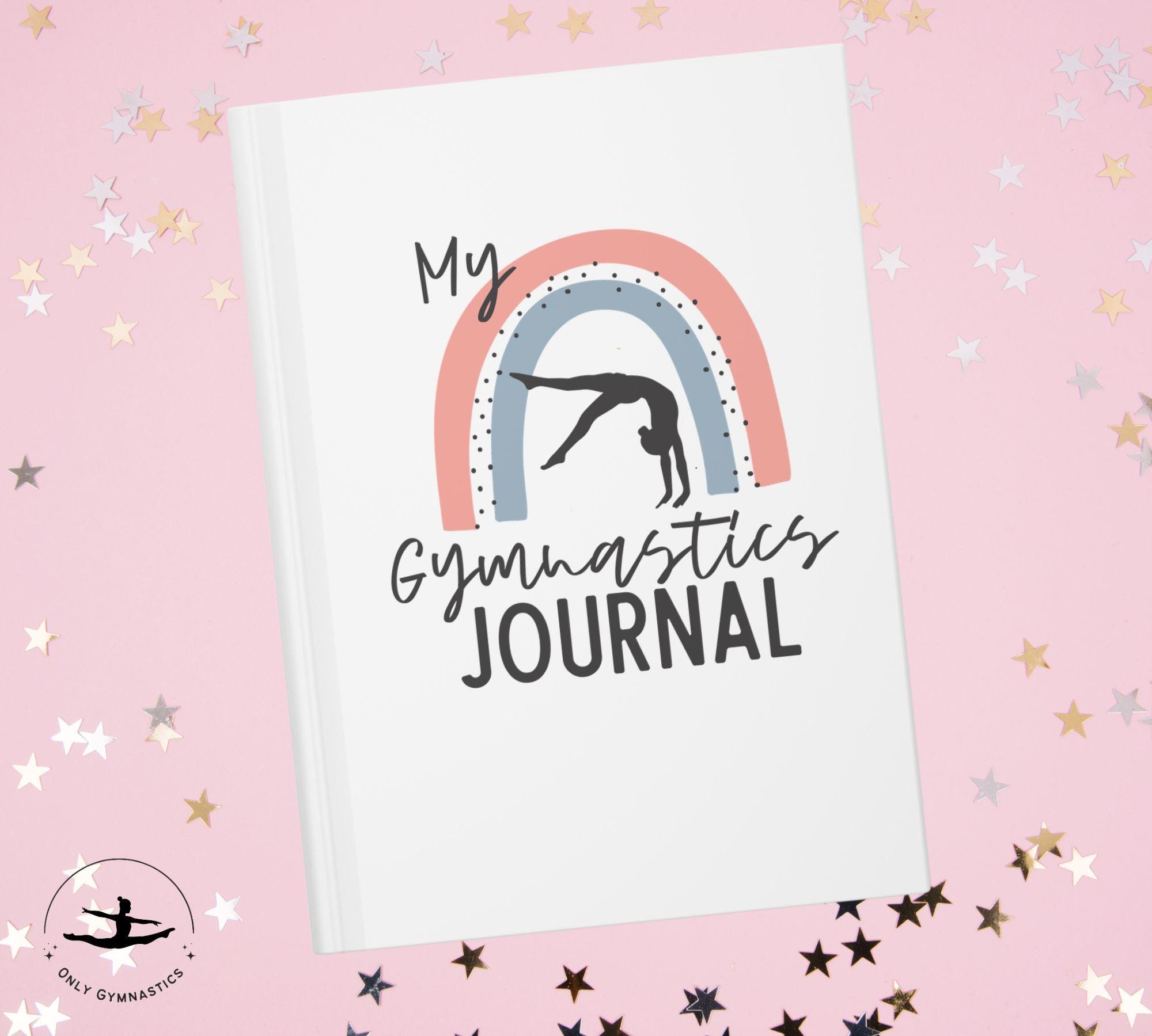 My Gymnastics Journal Boho Rainbow Style Hardcover Journal Gift for ...