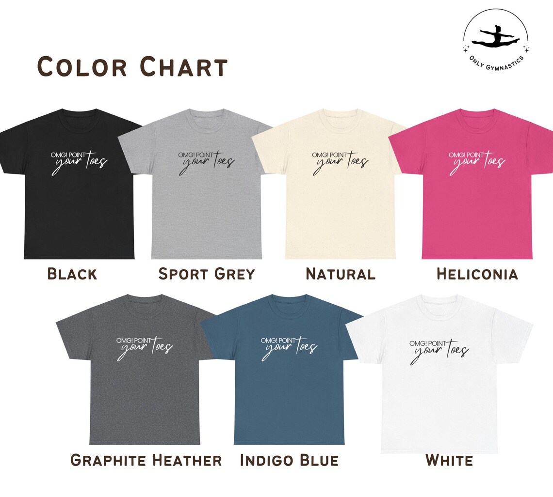 OMG Point Your Toes Tee | Funny Gymnastics Coach T-shirt | Ballet ...