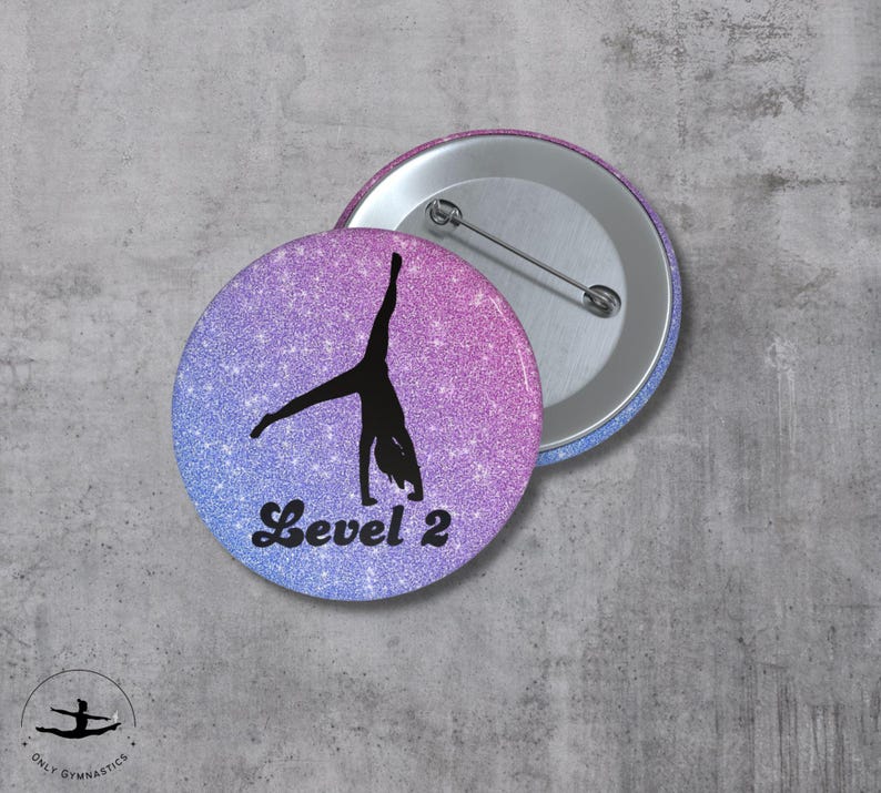 Level 2 Gymnastics Pin | Perfect Gymnast Team Gift Idea | Gymnast ...