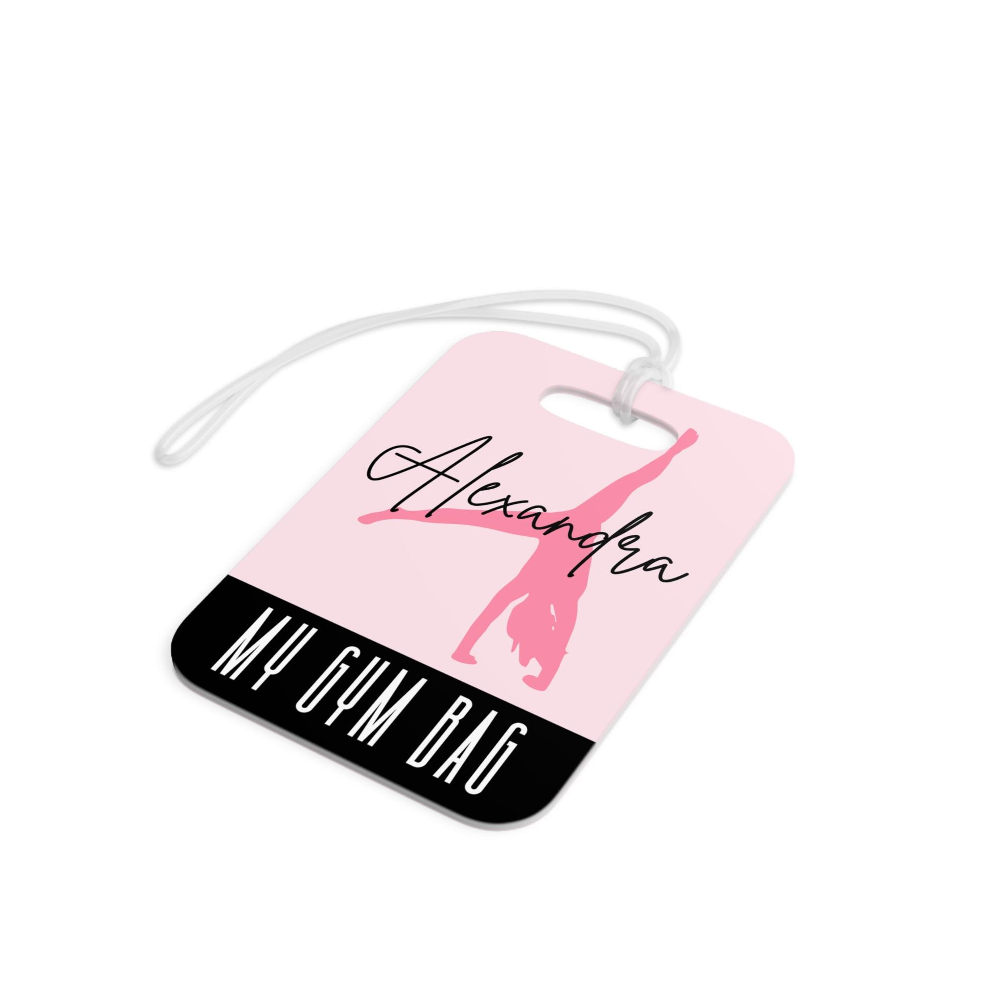 Customized Gymnastics Bag Tag Gymnastics Checklist Name Tag With ...