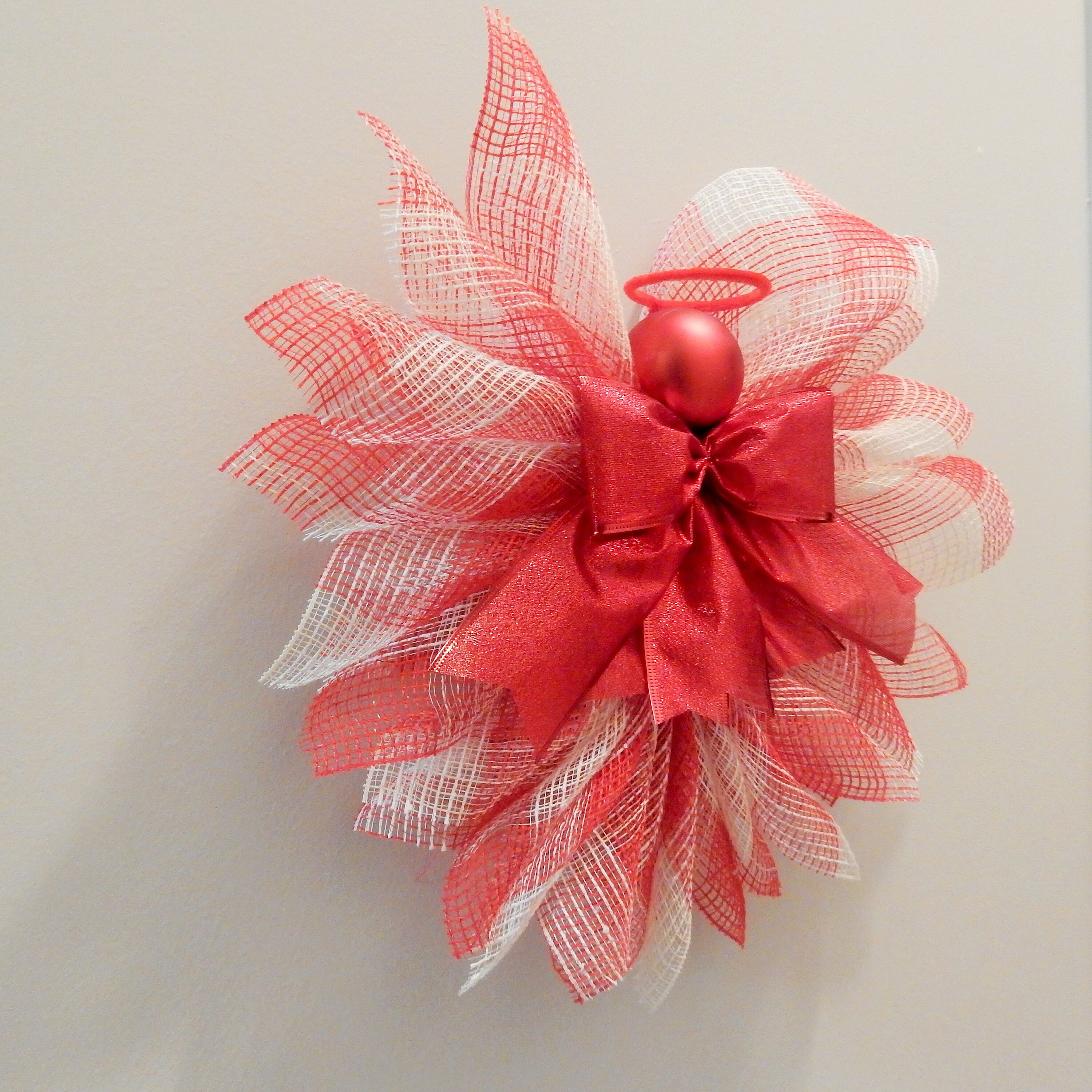 Angel Tree Topper Guardian Angel Angel Wreath Deco Mesh | Etsy