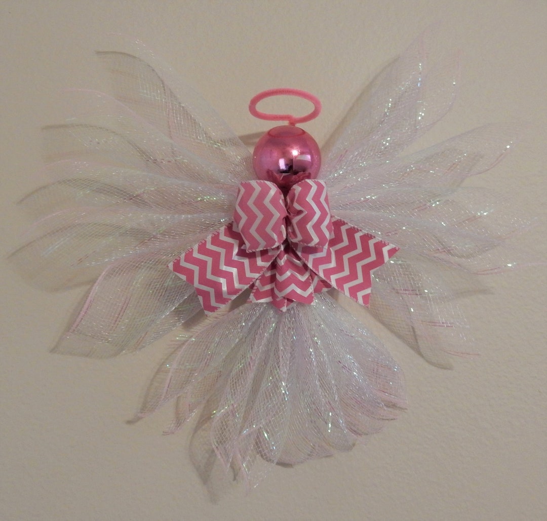 Mesh Easter Angel, Guardian Angel, Holiday Angel, Deco Mesh Angel - Etsy