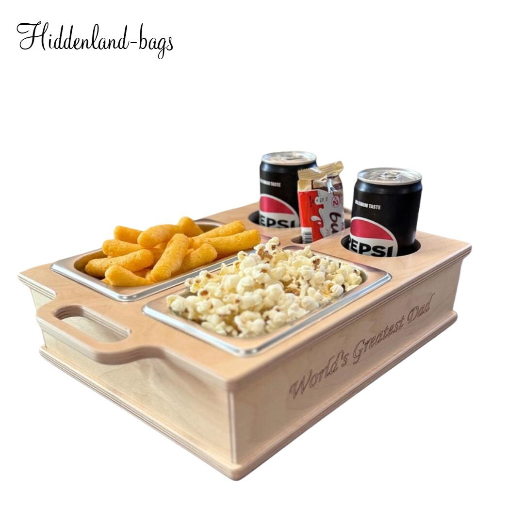 Personalized Couchbar Box Drink and Snack Holder for Sofa Snack Bar ...