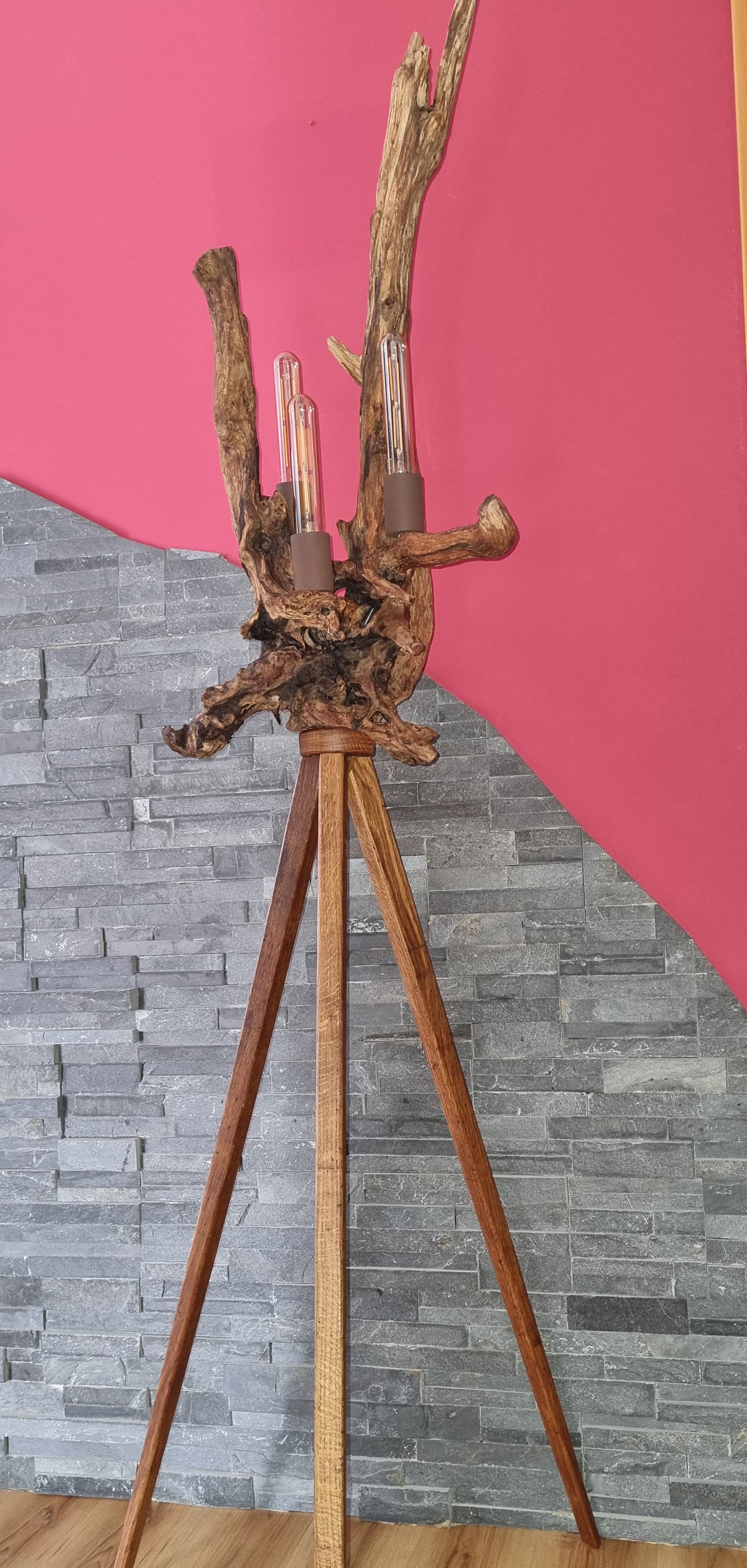 Self Standing Wooden Decorative LED Lamp for Modern Living Spaces - Etsy