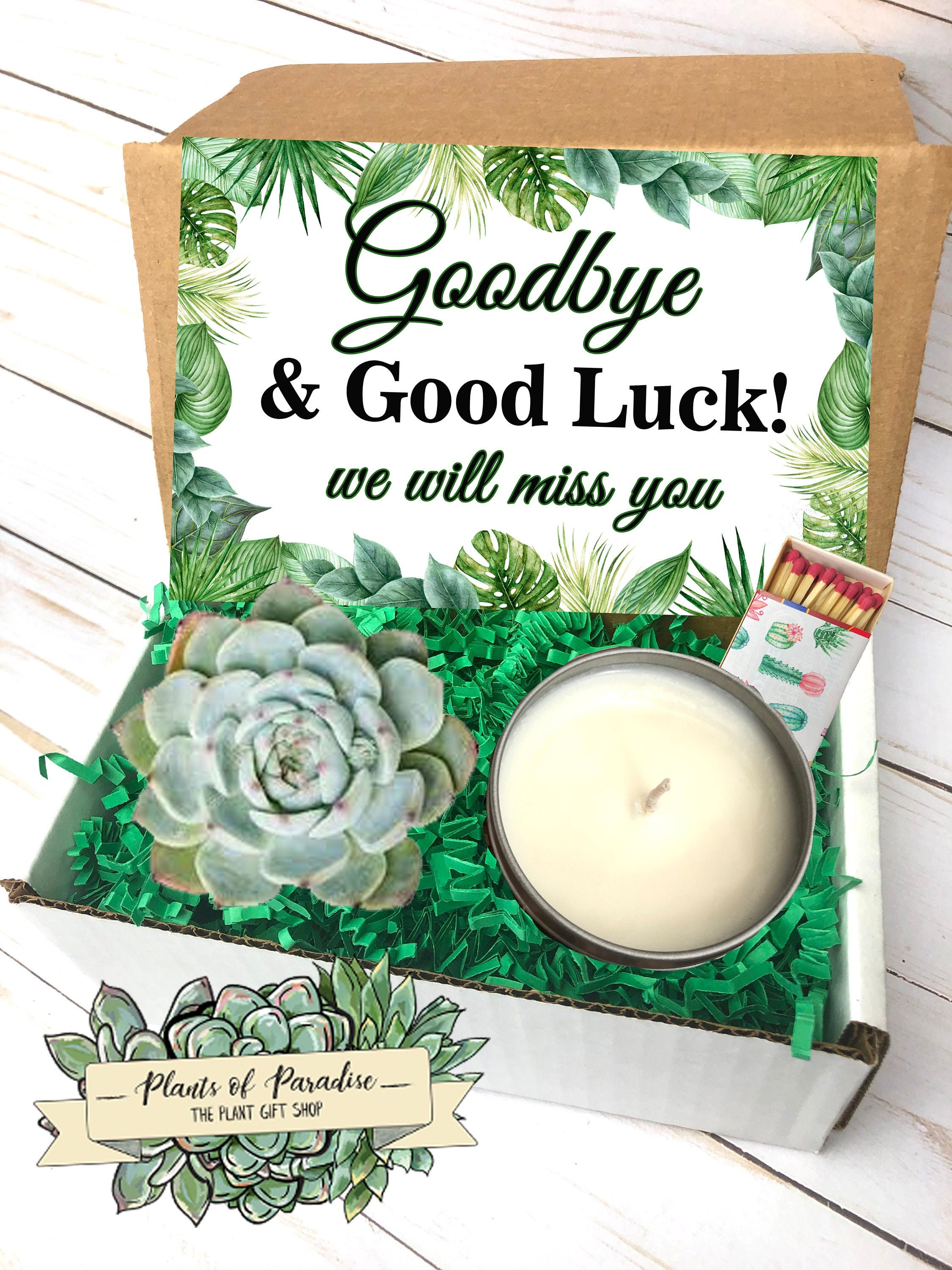 Goodbye and Goodluck Gift Farewell Gift Coworker Gift | Etsy