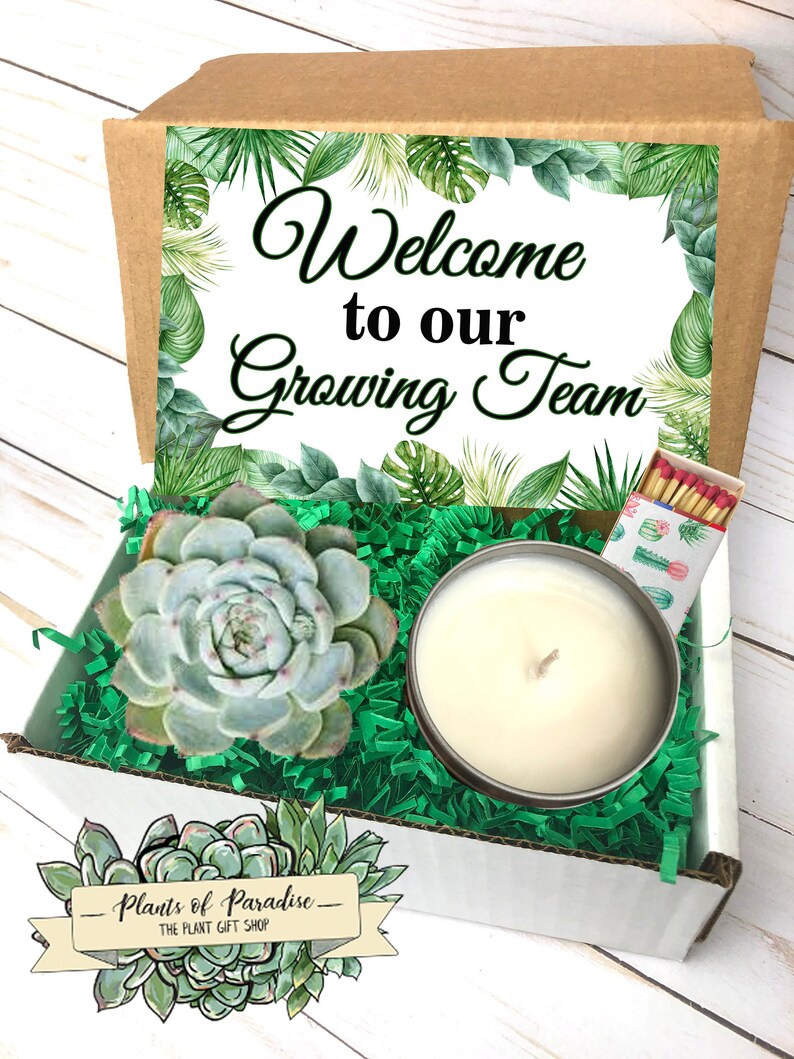 New Employee Gift New Hire Gift Set Welcome to Our Growing | Etsy